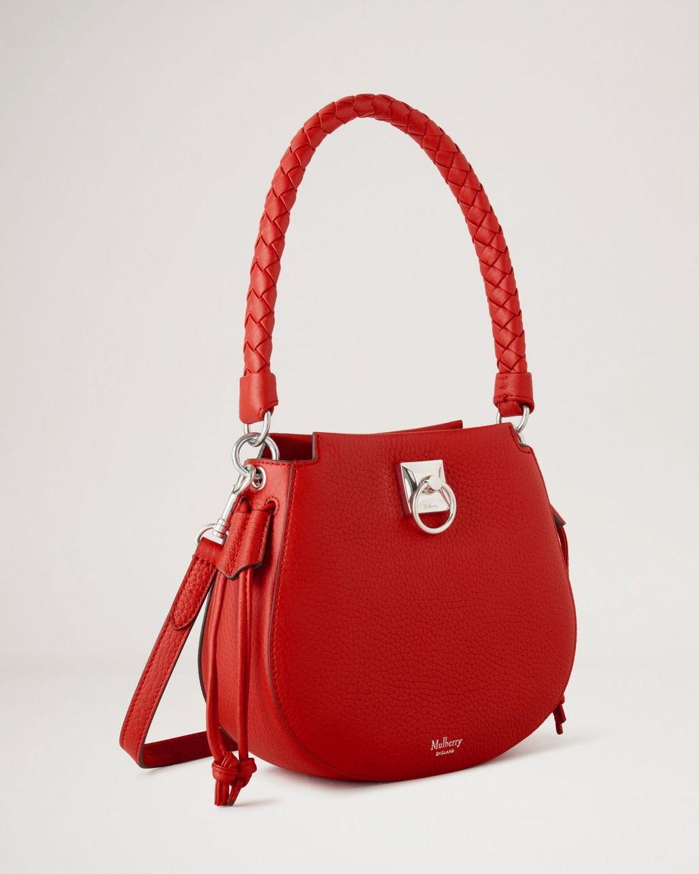 Mini Iris Hobo | Lancaster Red Heavy Grain | Iris | Mulberry