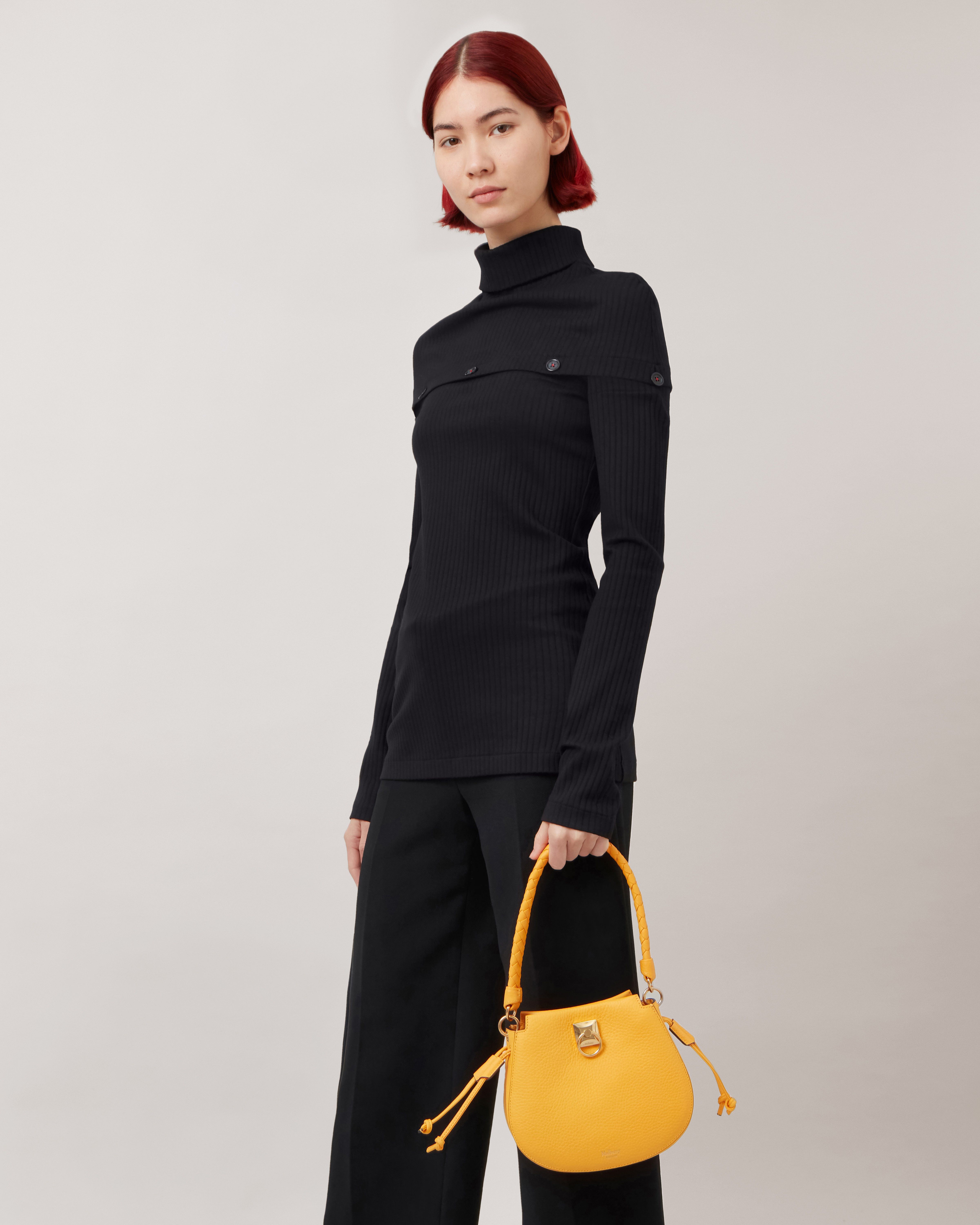 Mini Iris Hobo | Double Yellow Heavy Grain | Iris | Mulberry