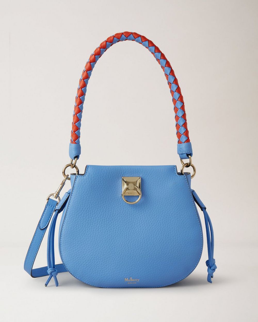 Mini Iris Hobo | Cornflower Blue Heavy Grain | Iris | Mulberry