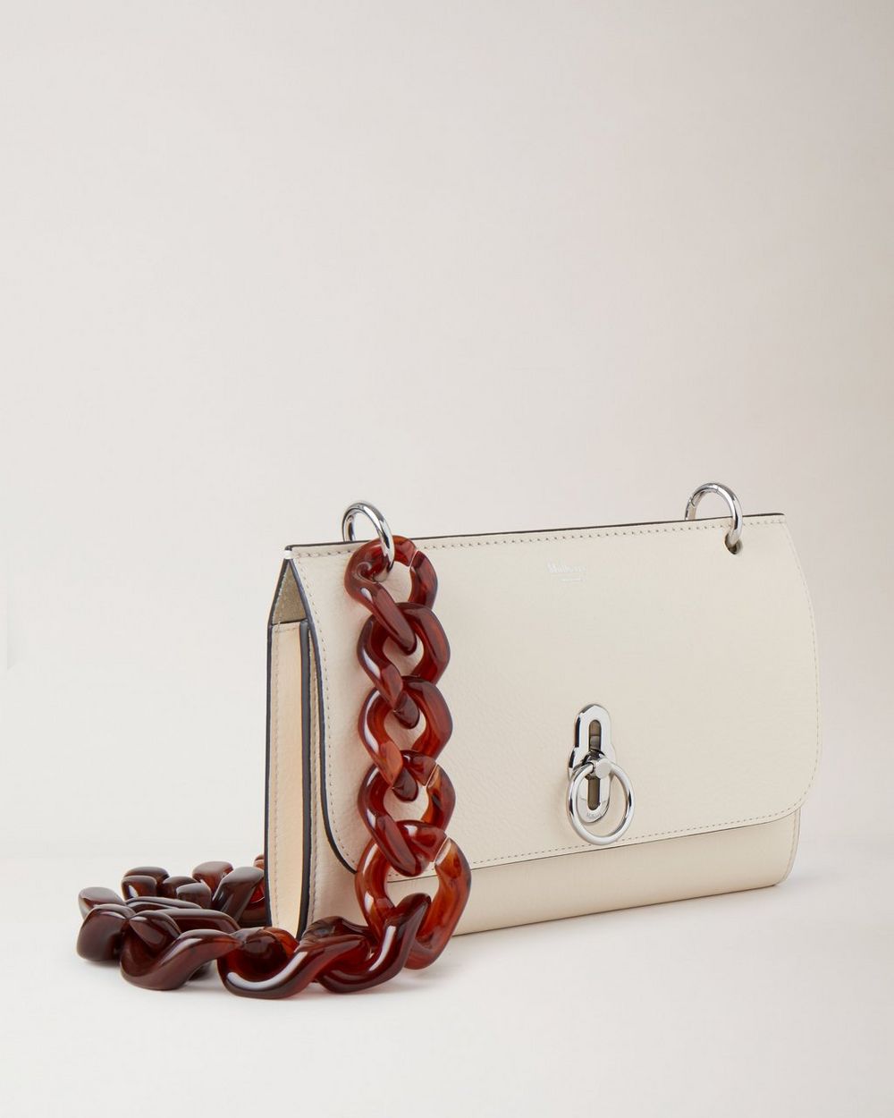 Amberley Clutch | Eggshell High Shine Leather | Women | Mulberry Amberley Clutch | Eggshell High Shine Leather | Women | Mulberry