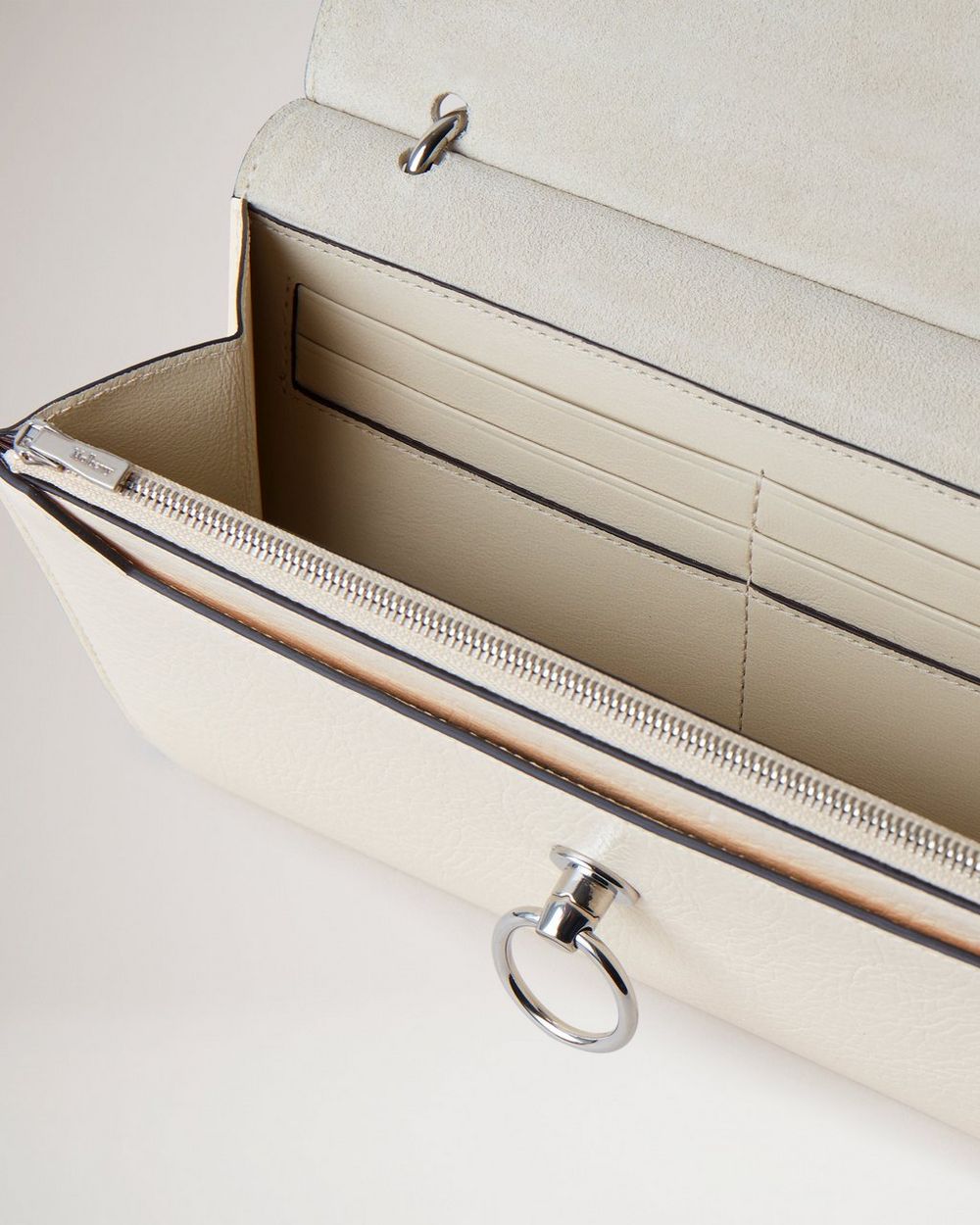 Amberley Clutch | Eggshell High Shine Leather | Women | Mulberry Amberley Clutch | Eggshell High Shine Leather | Women | Mulberry