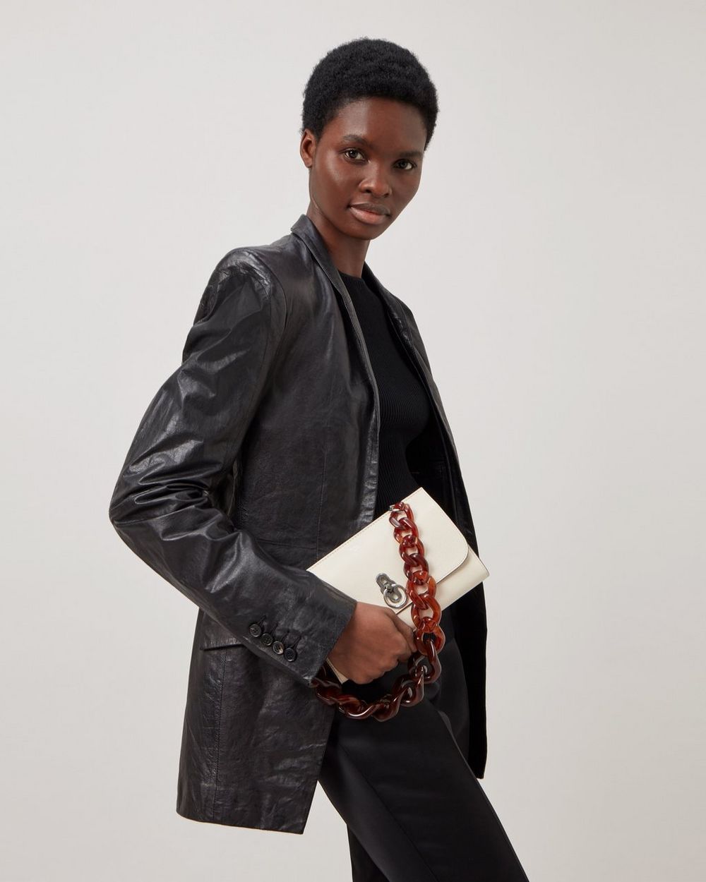 Amberley Clutch | Eggshell High Shine Leather | Women | Mulberry Amberley Clutch | Eggshell High Shine Leather | Women | Mulberry
