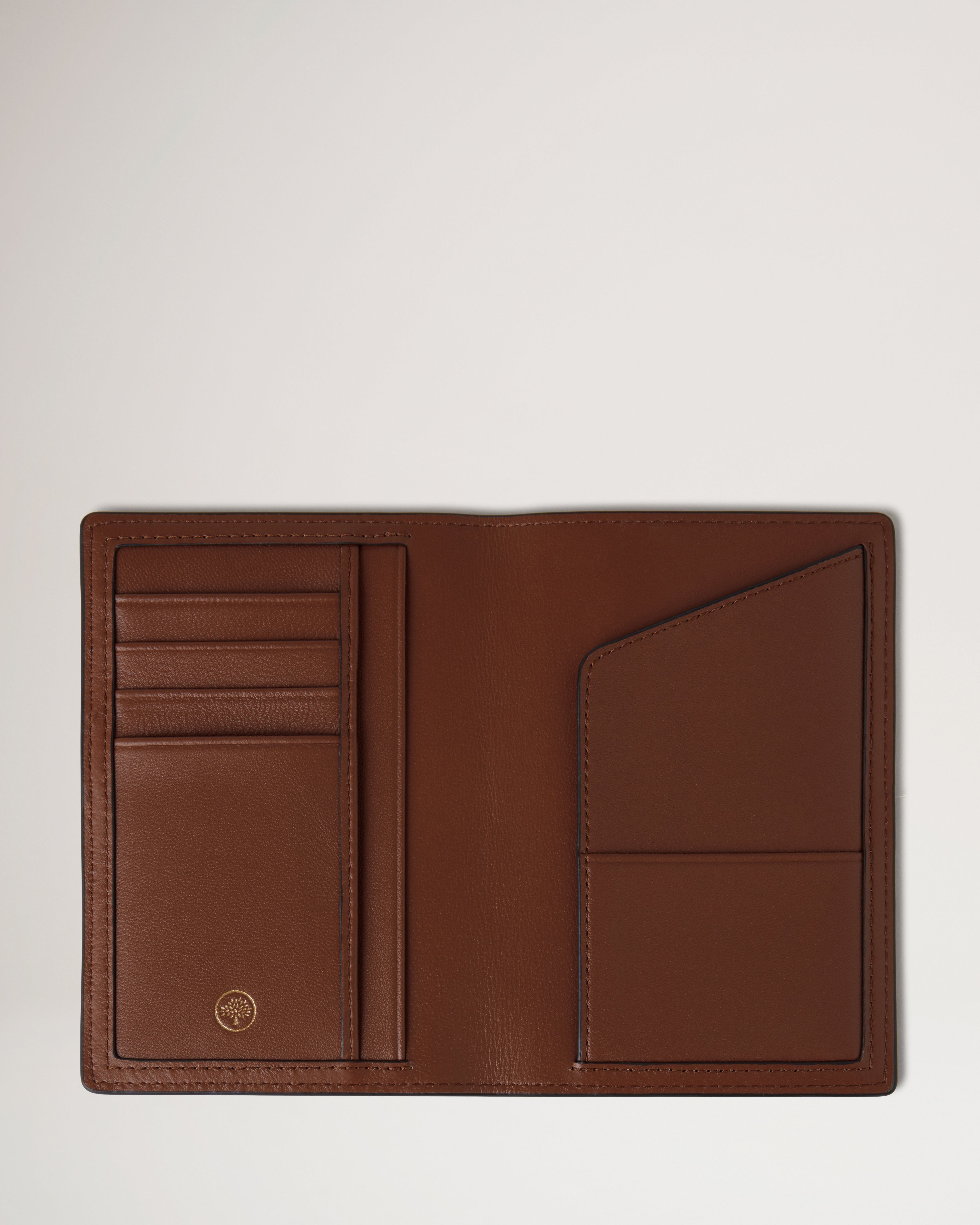 Mulberry | Passport Cover | Oak Two-Tone Small Classic Grain