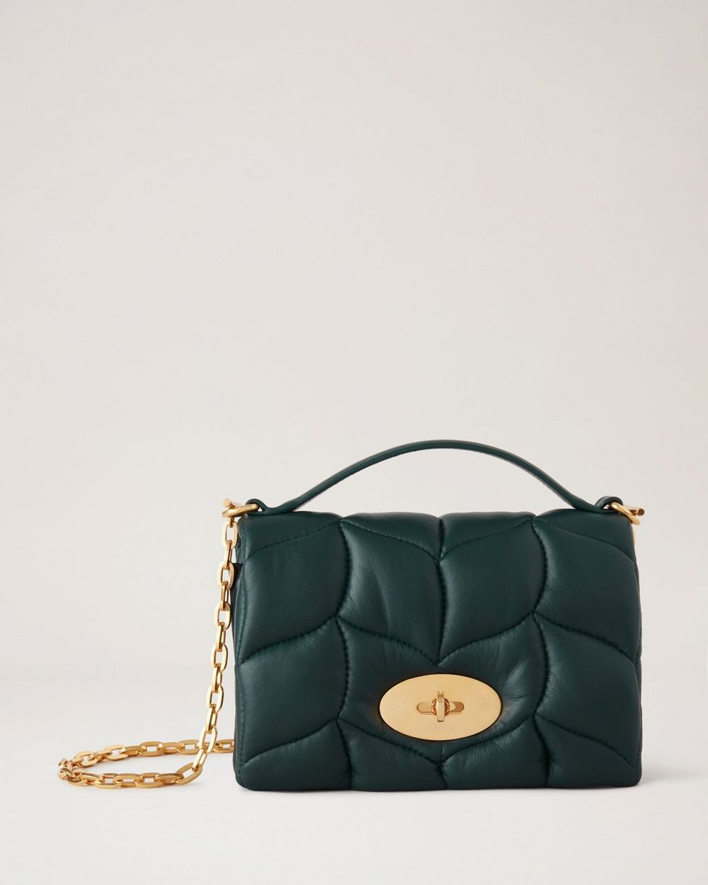 Tiny Softie | Mulberry Green Nappa Leather | Women | Mulberry