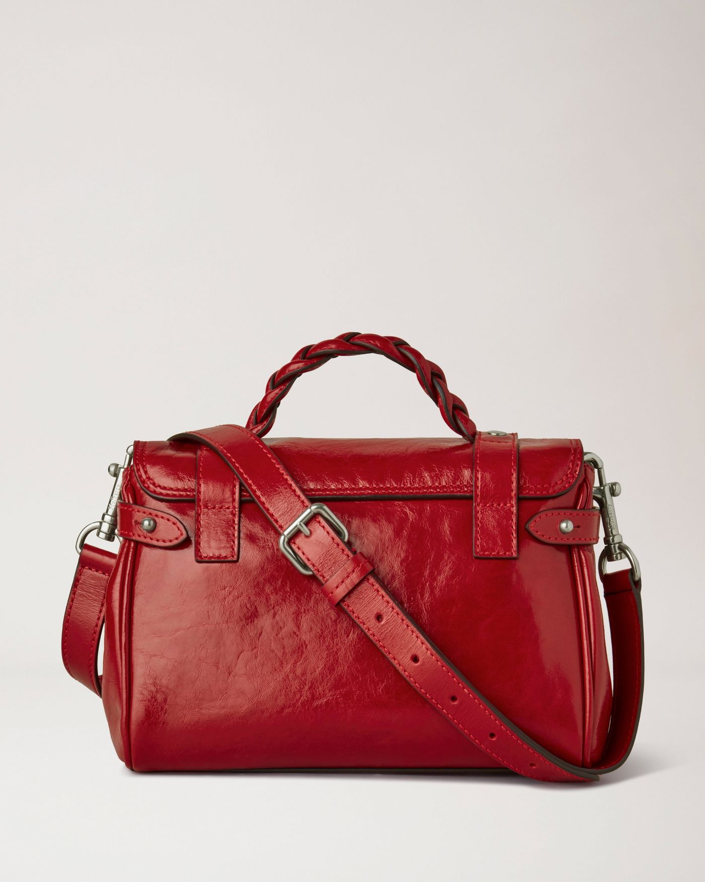 Mini Alexa | Lancaster Red Glossy NVT | Family | Mulberry