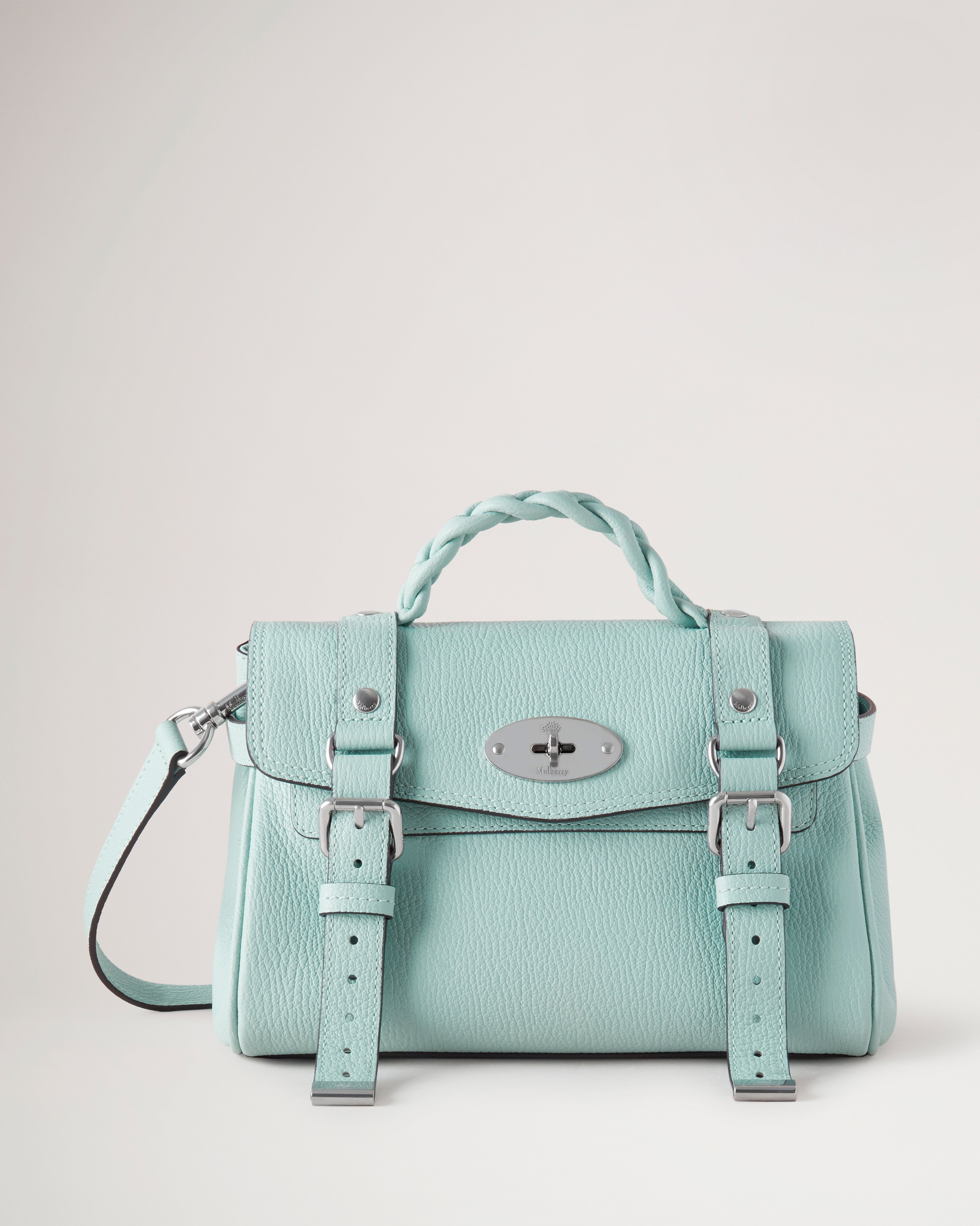 Mini Alexa | Acrylic Green High Shine Goat Print Leather | Family ...