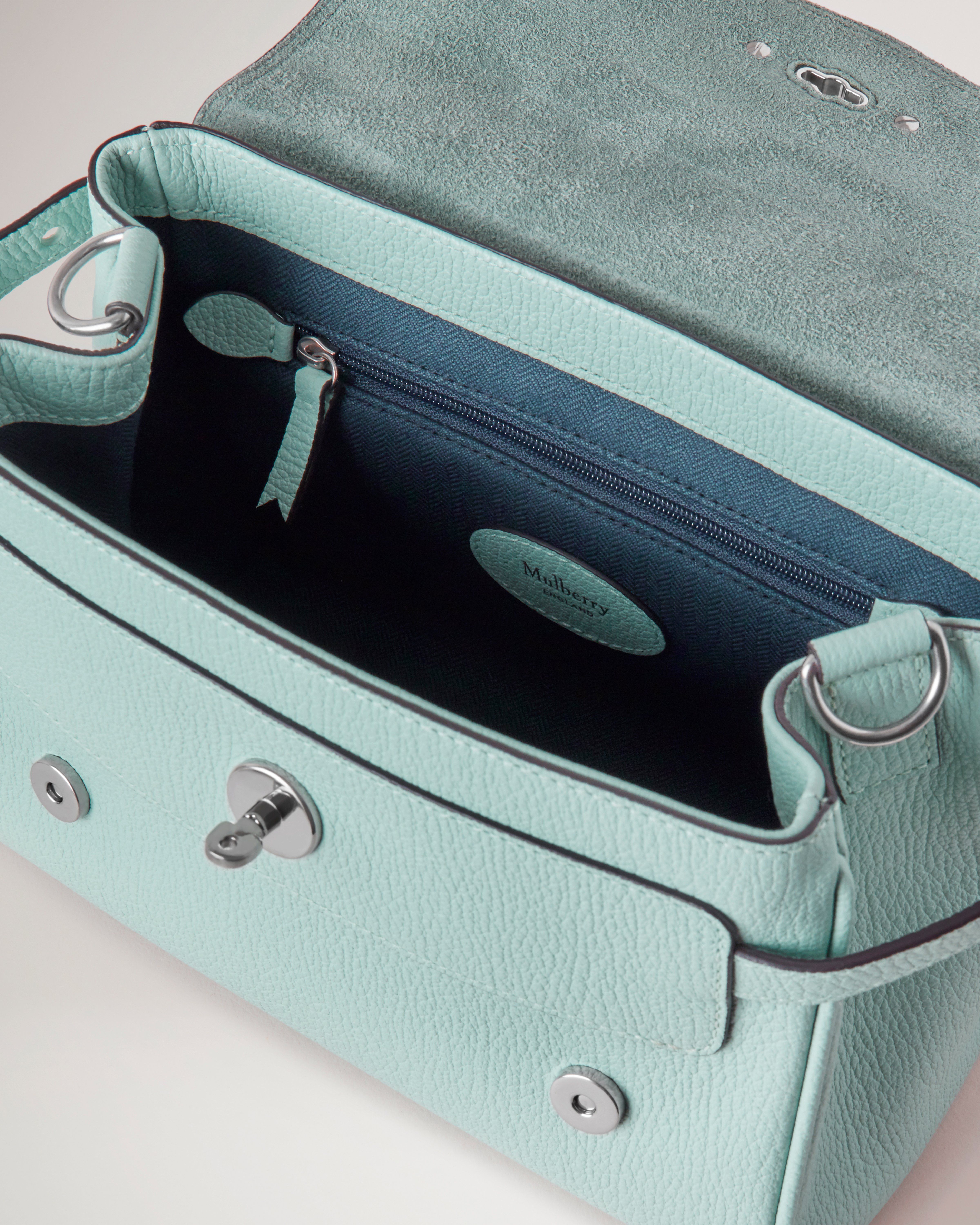 Mini Alexa | Acrylic Green High Shine Goat Print Leather | Family ...