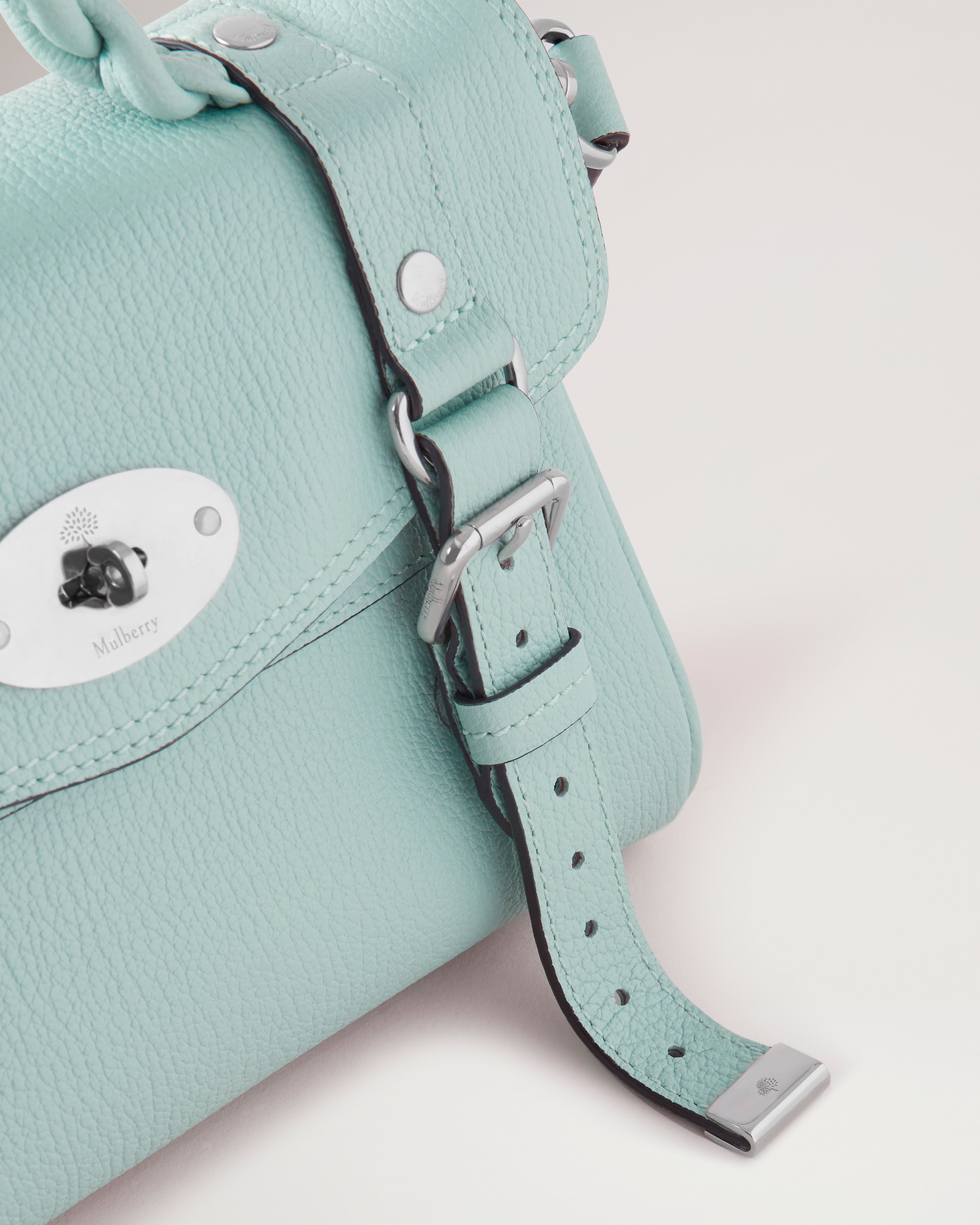 Mini Alexa | Acrylic Green High Shine Goat Print Leather | Family ...