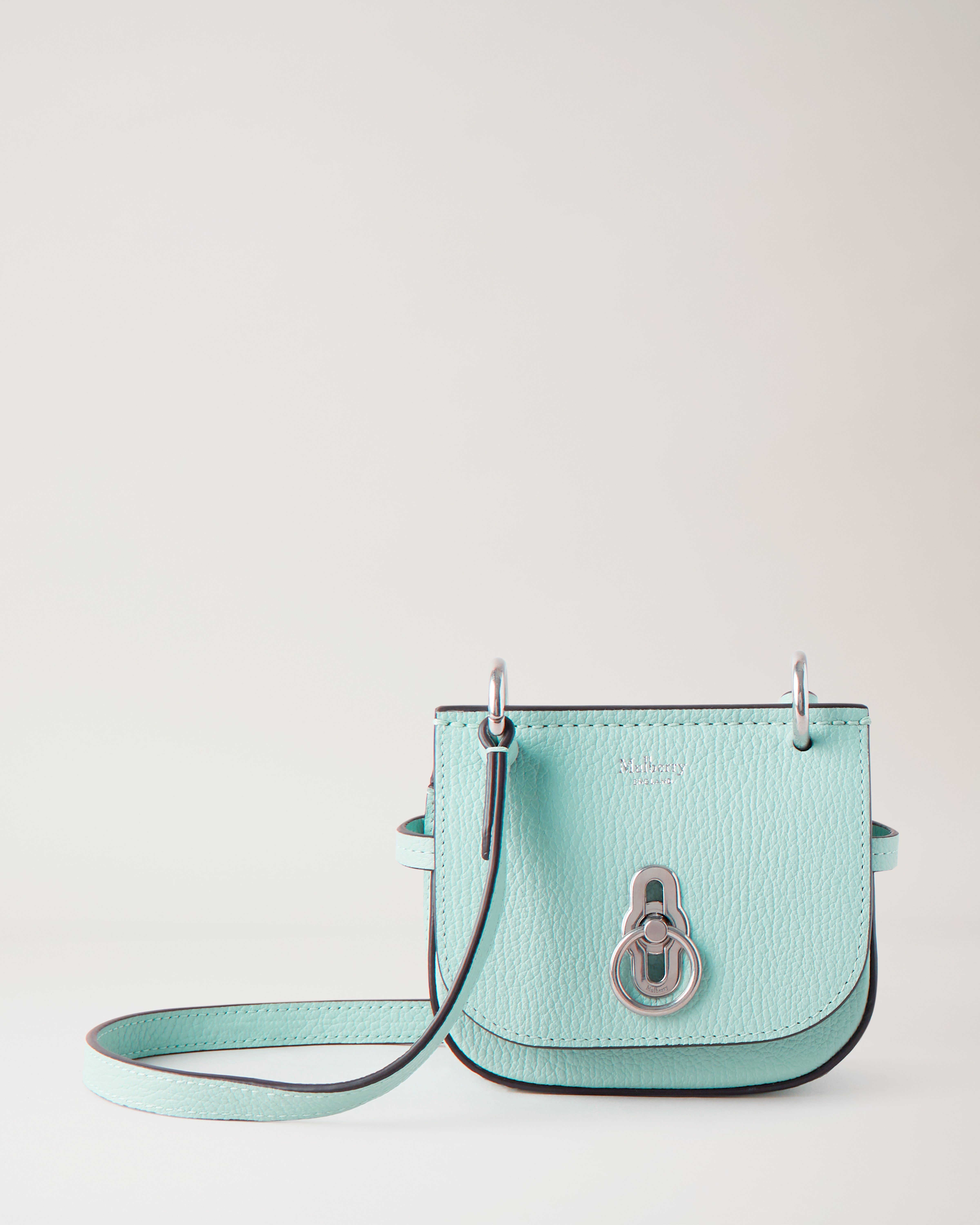 Micro Amberley | Acrylic Green High Shine Goat Print Leather | Amberley ...