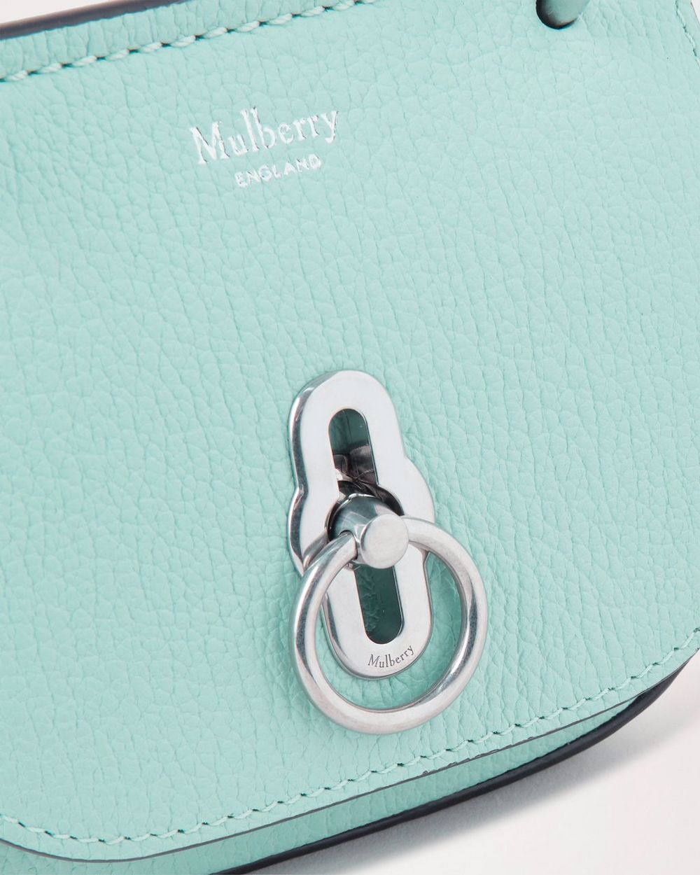 Micro Amberley | Acrylic Green High Shine Goat Print Leather | Amberley ...