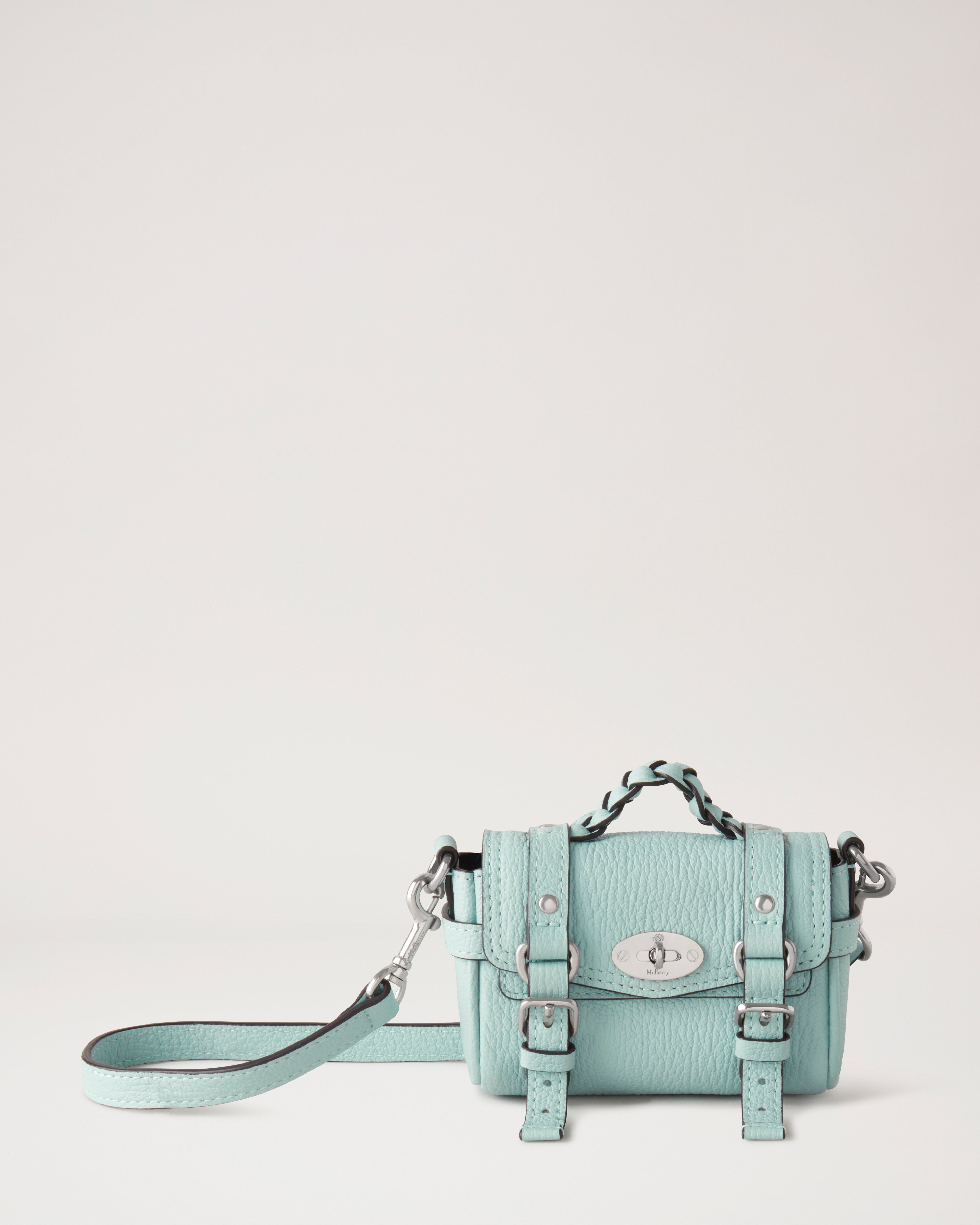 Micro Alexa | Acrylic Green High Shine Goat Print Leather | Family ...