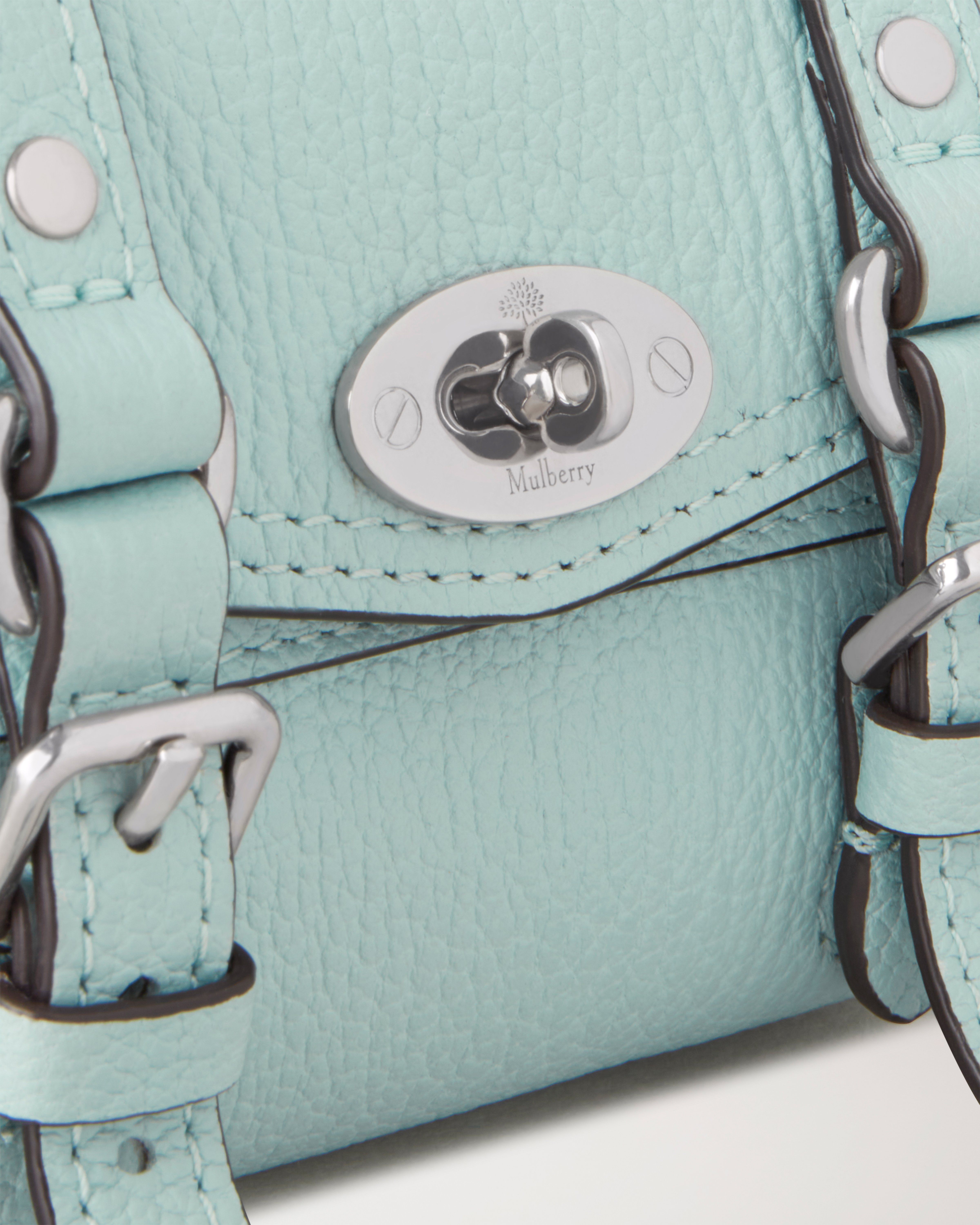 Micro Alexa | Acrylic Green High Shine Goat Print Leather | Family ...