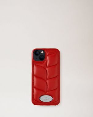 Softie Credit Card Slip | Lancaster Red Pillow Effect Nappa Leather ...