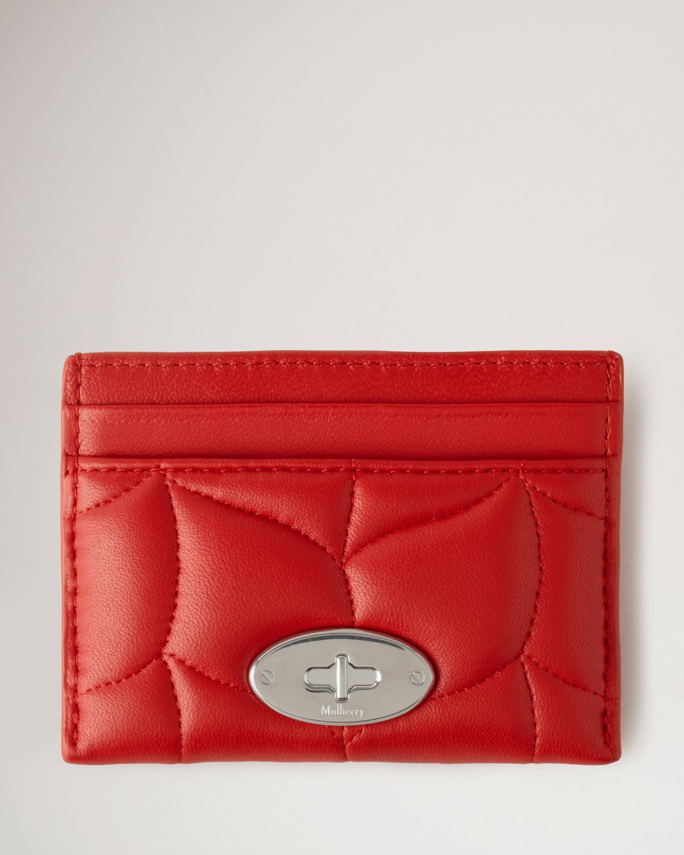 Softie Credit Card Slip | Lancaster Red Pillow Effect Nappa Leather ...