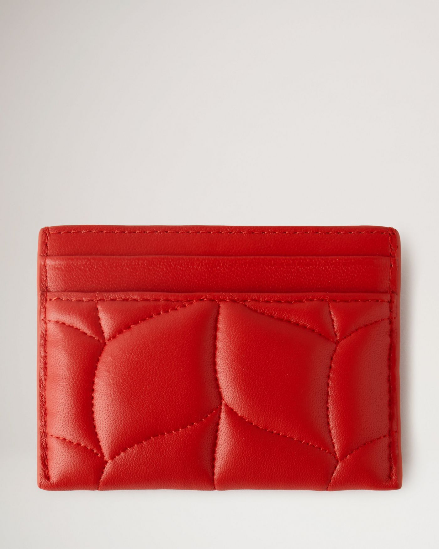 Softie Credit Card Slip | Lancaster Red Pillow Effect Nappa Leather ...