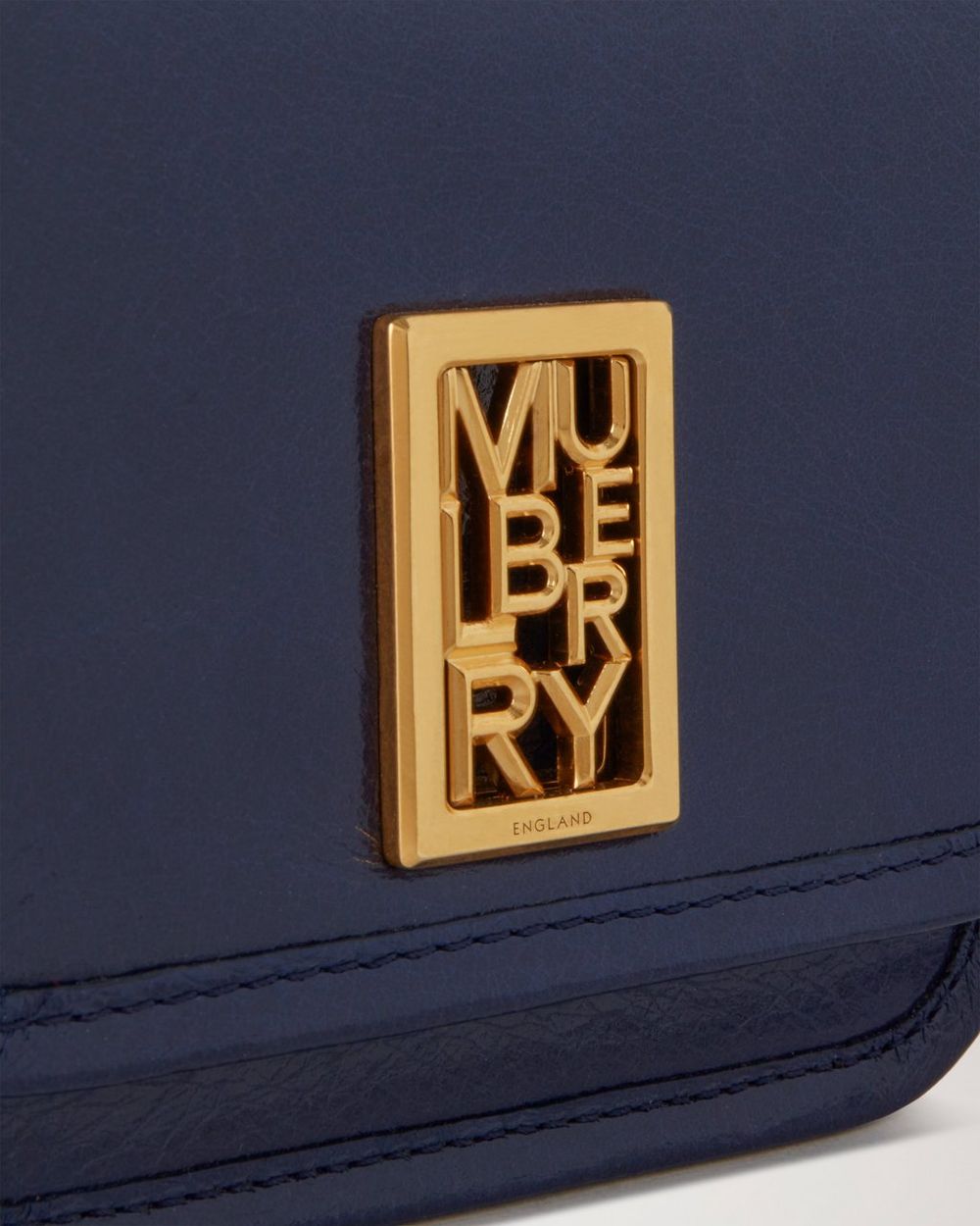 Micro Sadie Square | Sapphire Smooth Glossy Leather | Sadie | Mulberry