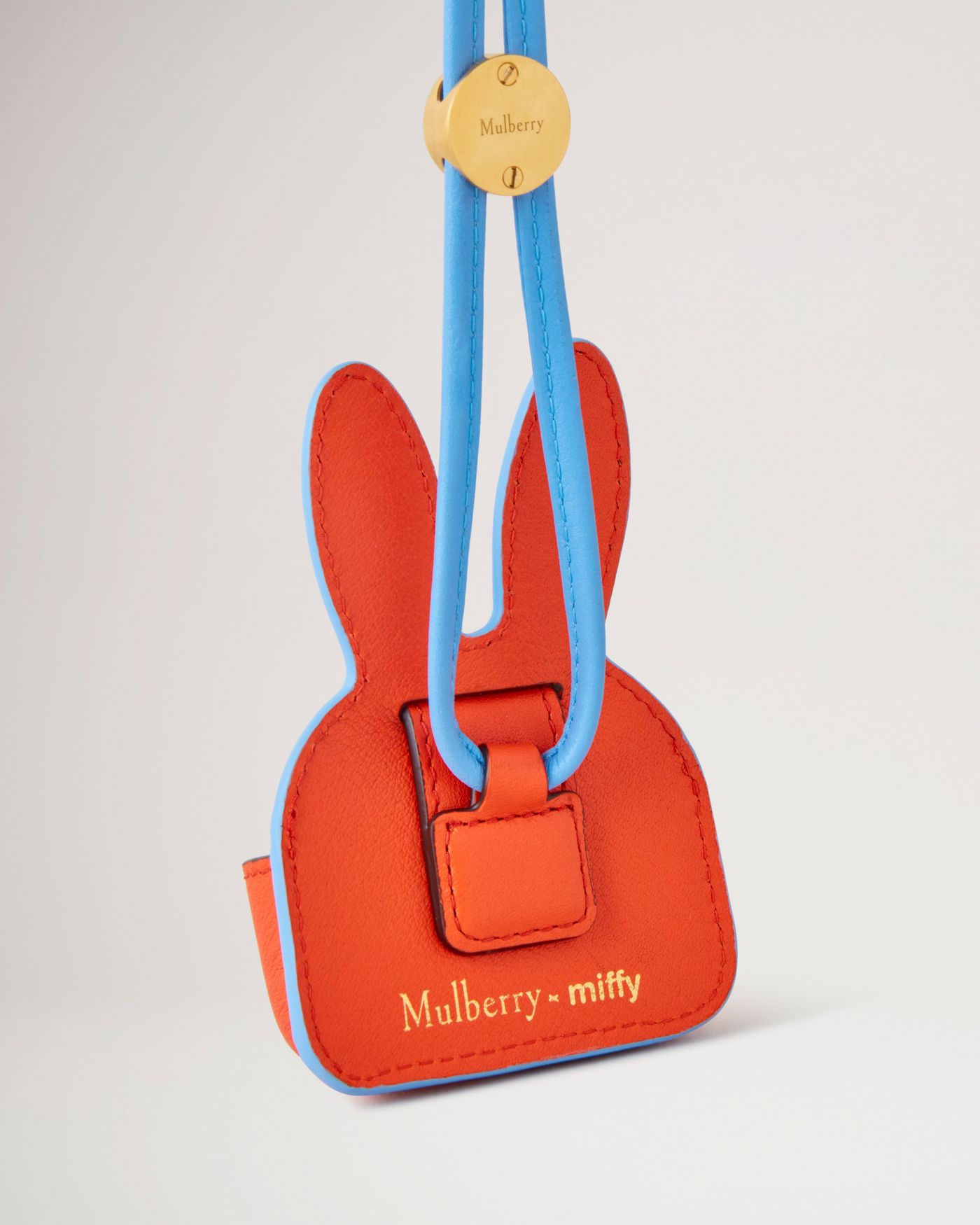 Mulberry x Miffy - AirPods Pro Case | Coral Orange Silky Calf ...