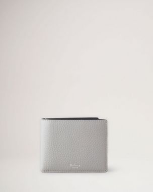 Folded Multi-Card Wallet | Pale Grey Micro Classic Grain | Women | Mulberry