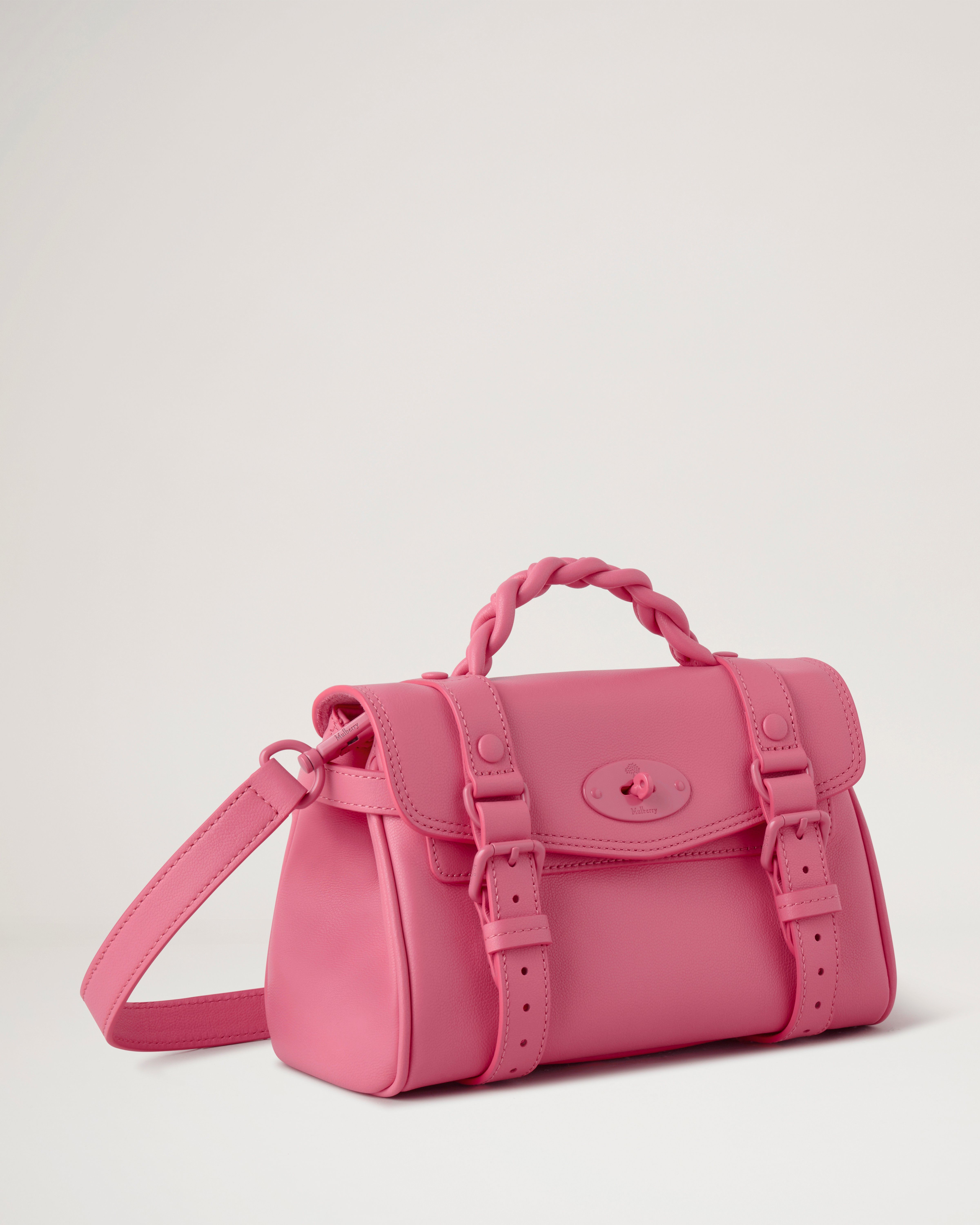 Mini Alexa | Geranium Pink Micro Classic Grain | Women | Mulberry