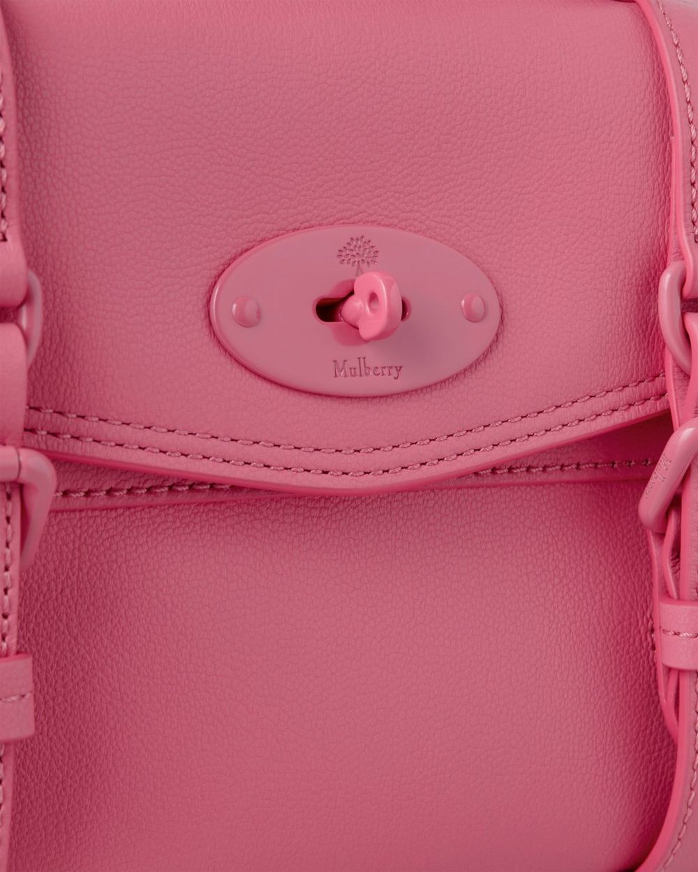 Mini Alexa | Geranium Pink Micro Classic Grain | Women | Mulberry