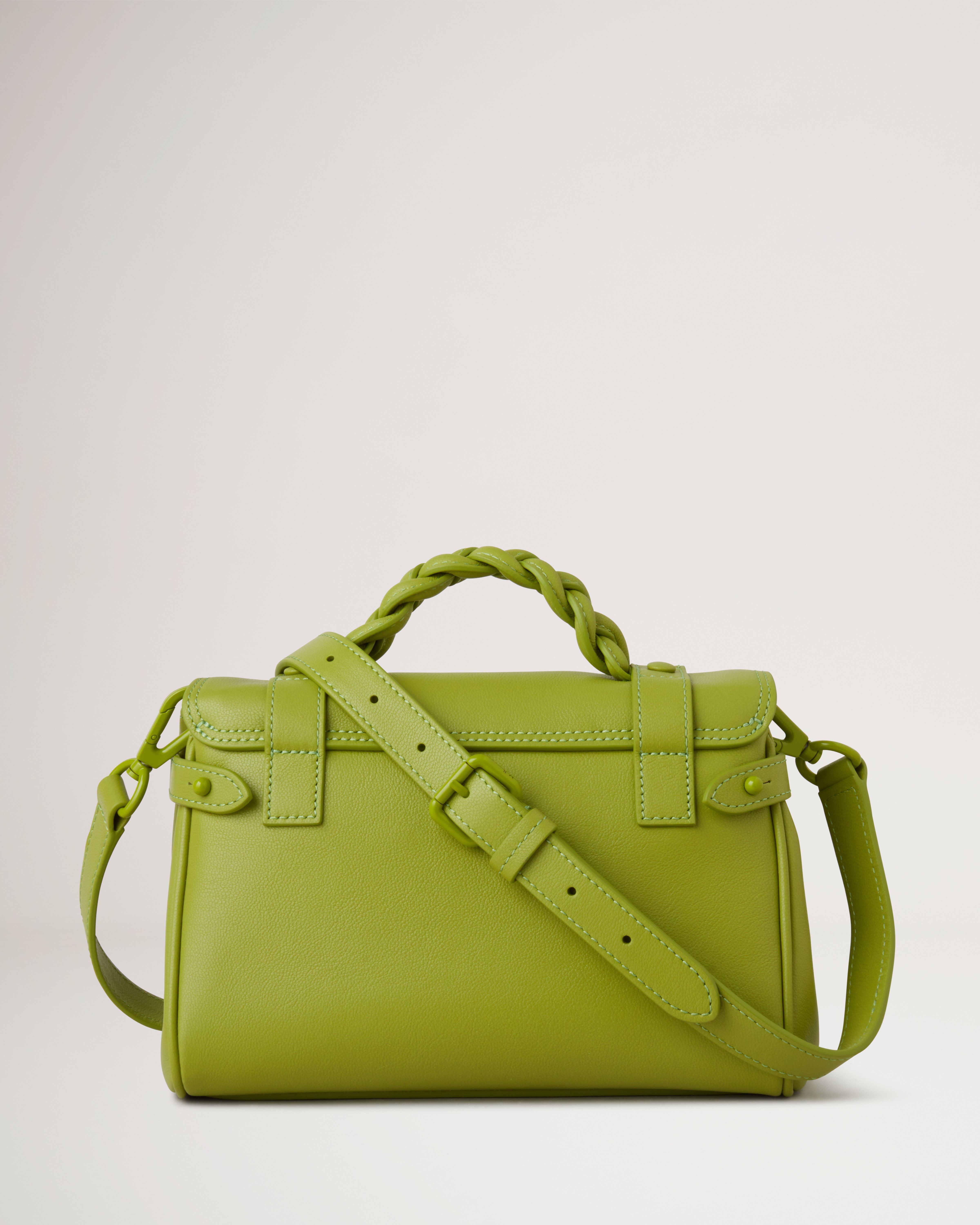 Mini Alexa | Acid Green Micro Classic Grain | Women | Mulberry