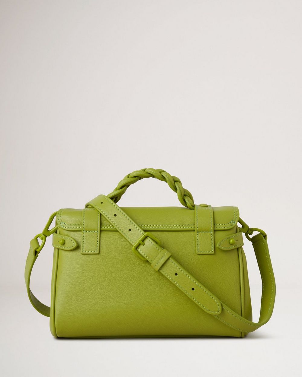 Mini Alexa | Acid Green Micro Classic Grain | Women | Mulberry