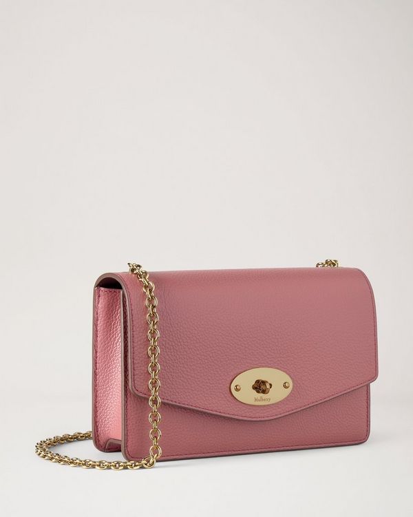 Mulberry | Small Darley | Pink Scrumpy Small Classic Grain | Gifts