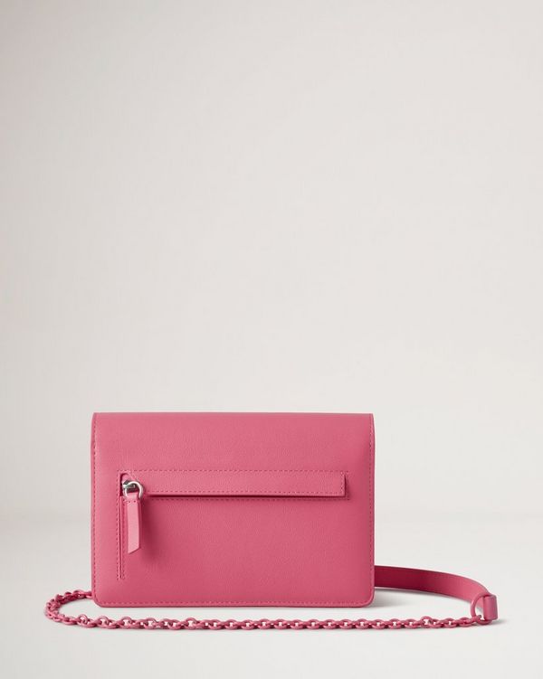 Small Darley | Geranium Pink Micro Classic Grain | Women | Mulberry