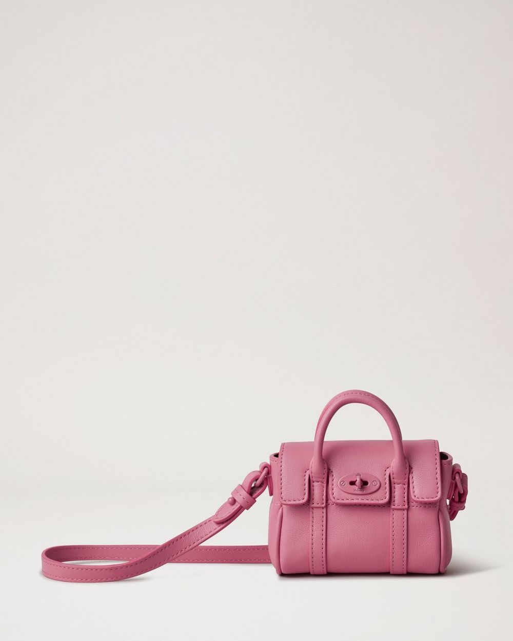 Micro Bayswater | Geranium Pink Micro Classic Grain | Women | Mulberry