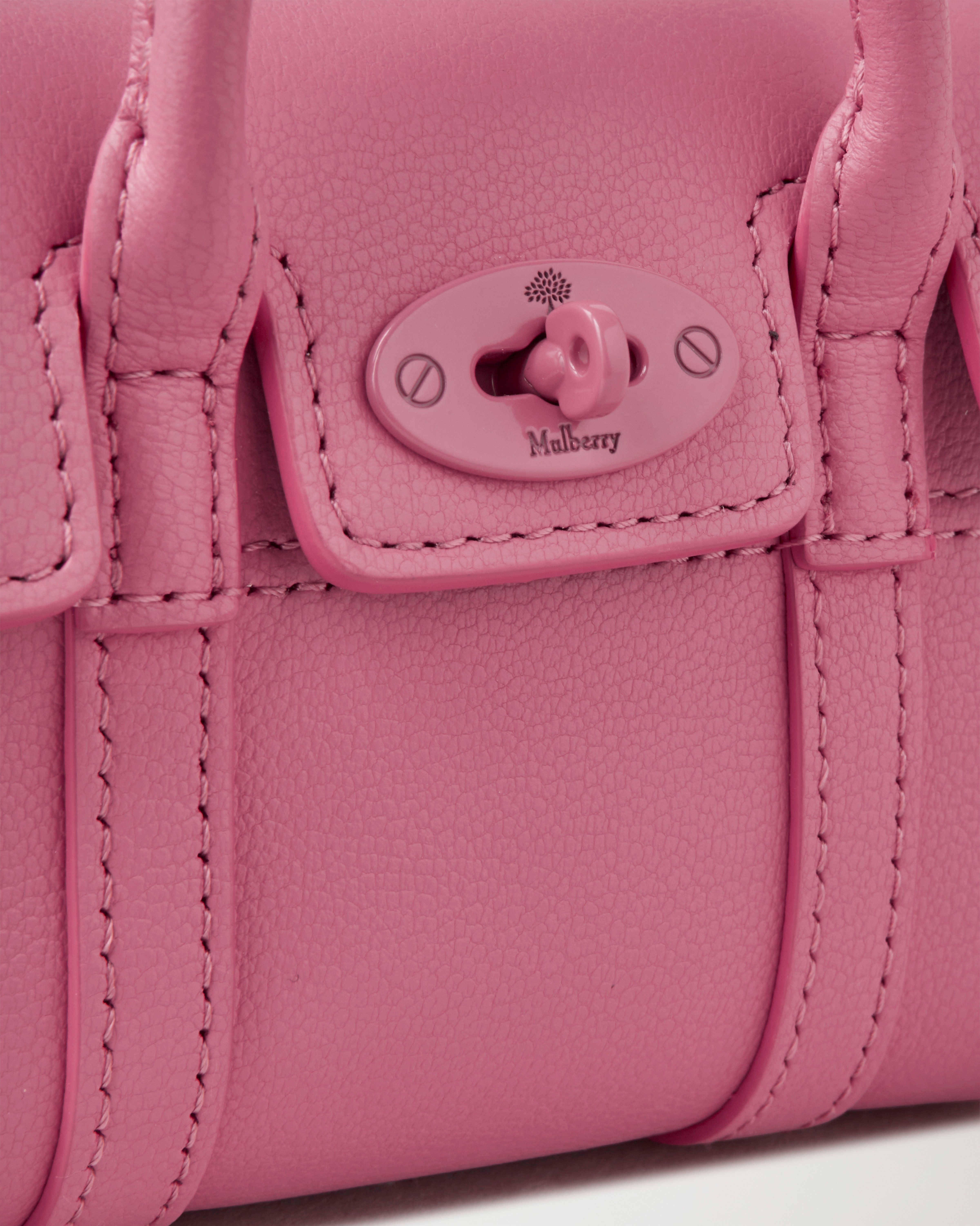 Micro Bayswater | Geranium Pink Micro Classic Grain | Women | Mulberry