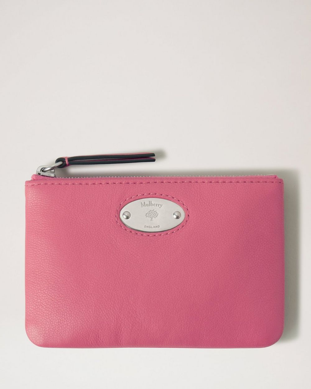 Mulberry Plaque Small Zip Coin Pouch | Geranium Pink Micro Classic ...