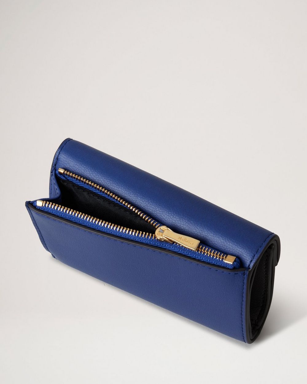 Folded Multi-Card Wallet | Pigment Blue Micro Classic Grain | Women ...