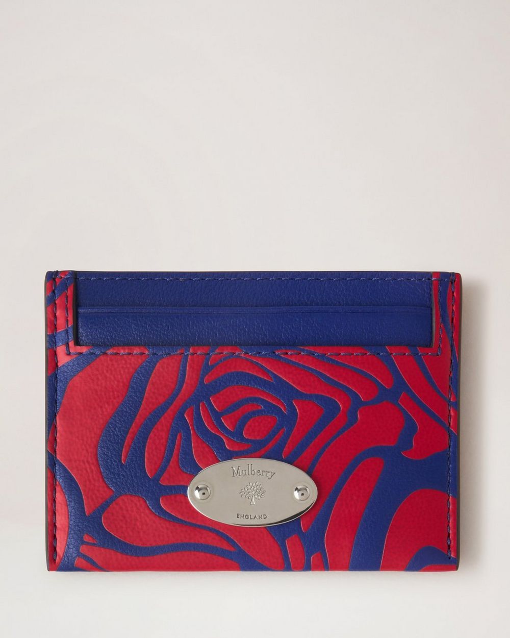 Continental Credit Card Slip | Red & Blue Micro Classic Grain | Women ...