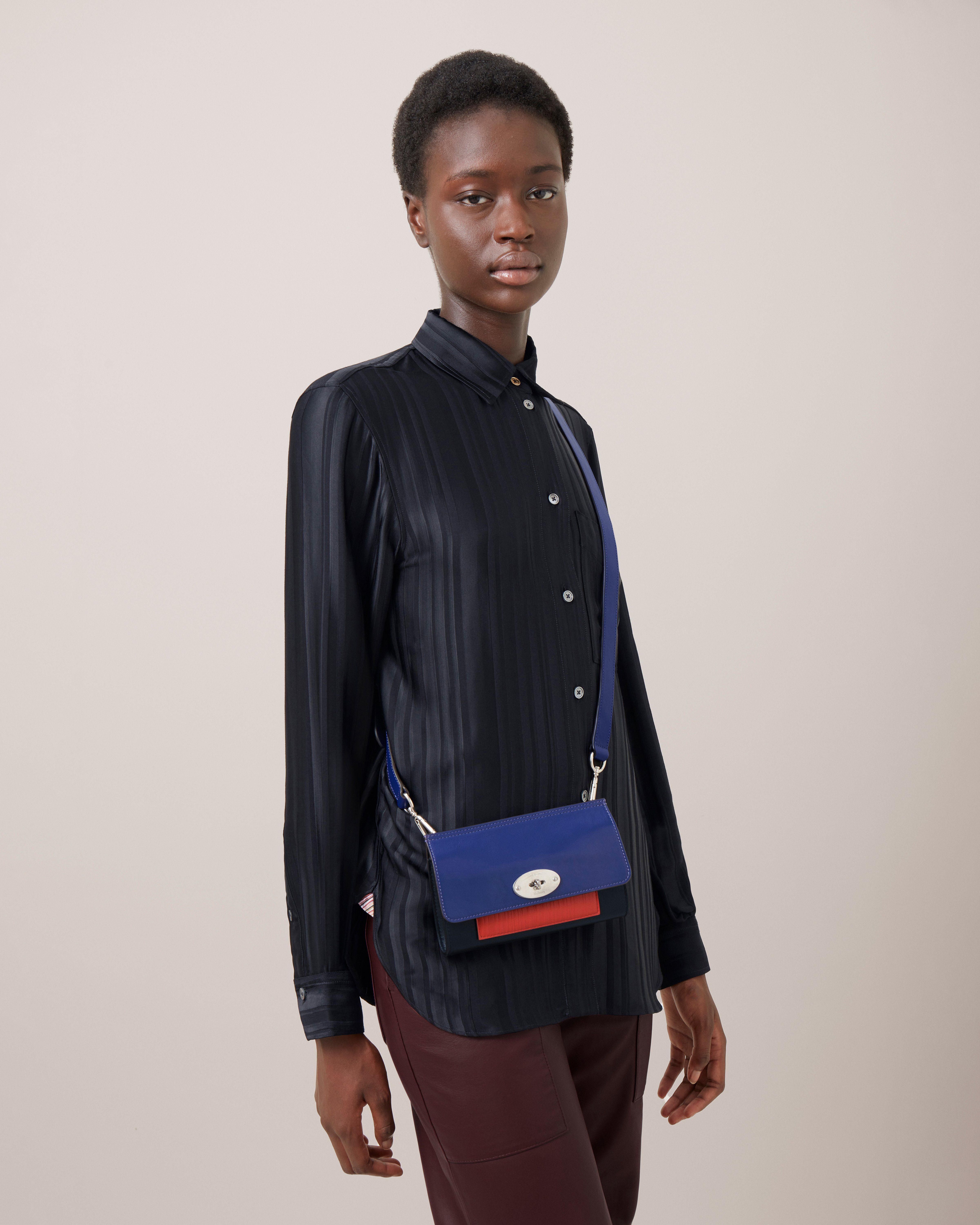 Mulberry x Paul Smith Antony Clip Bag | Multi Colour Silky Calf | Women ...