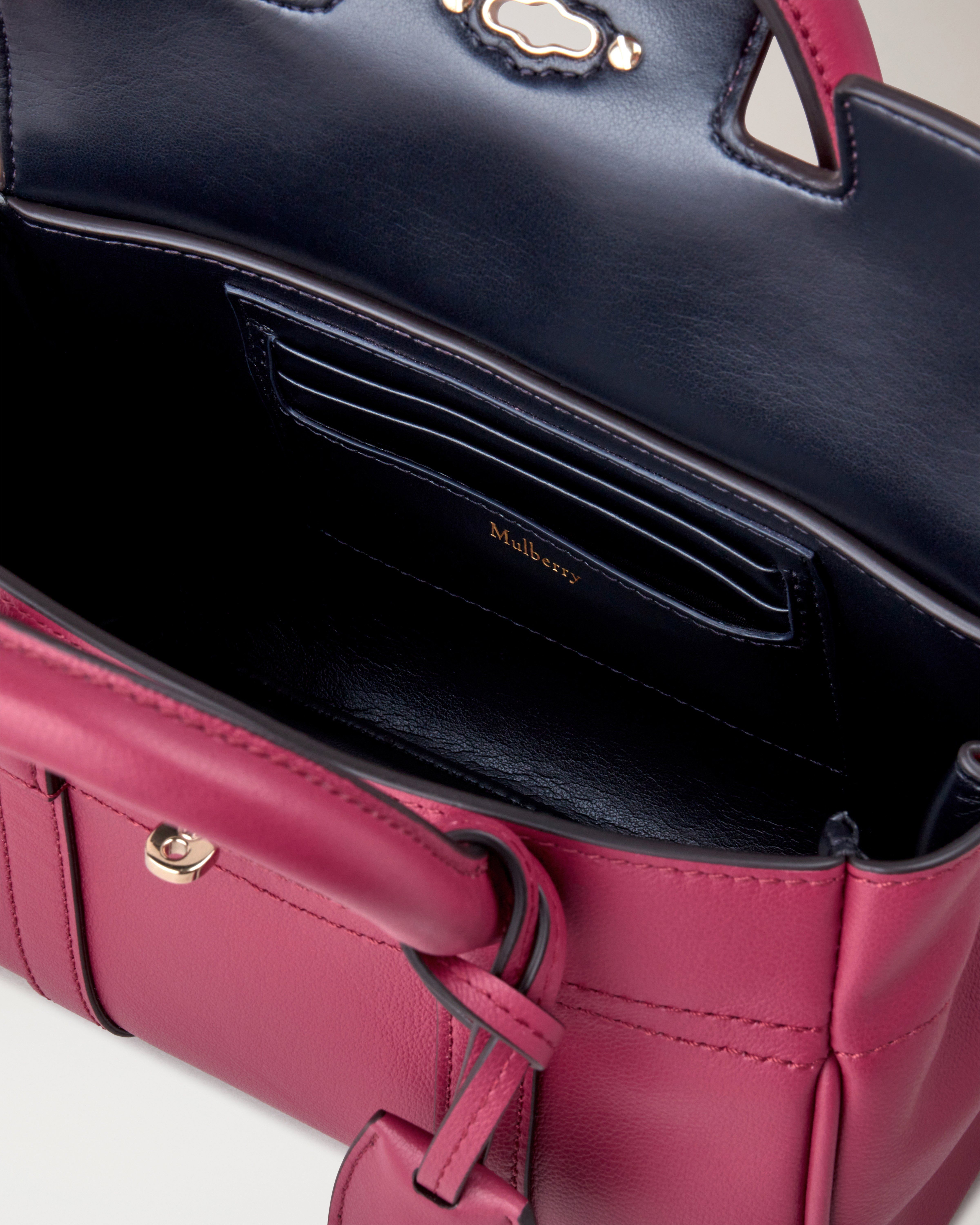 Mini Bayswater | Wild Berry Micro Classic Grain | Women | Mulberry