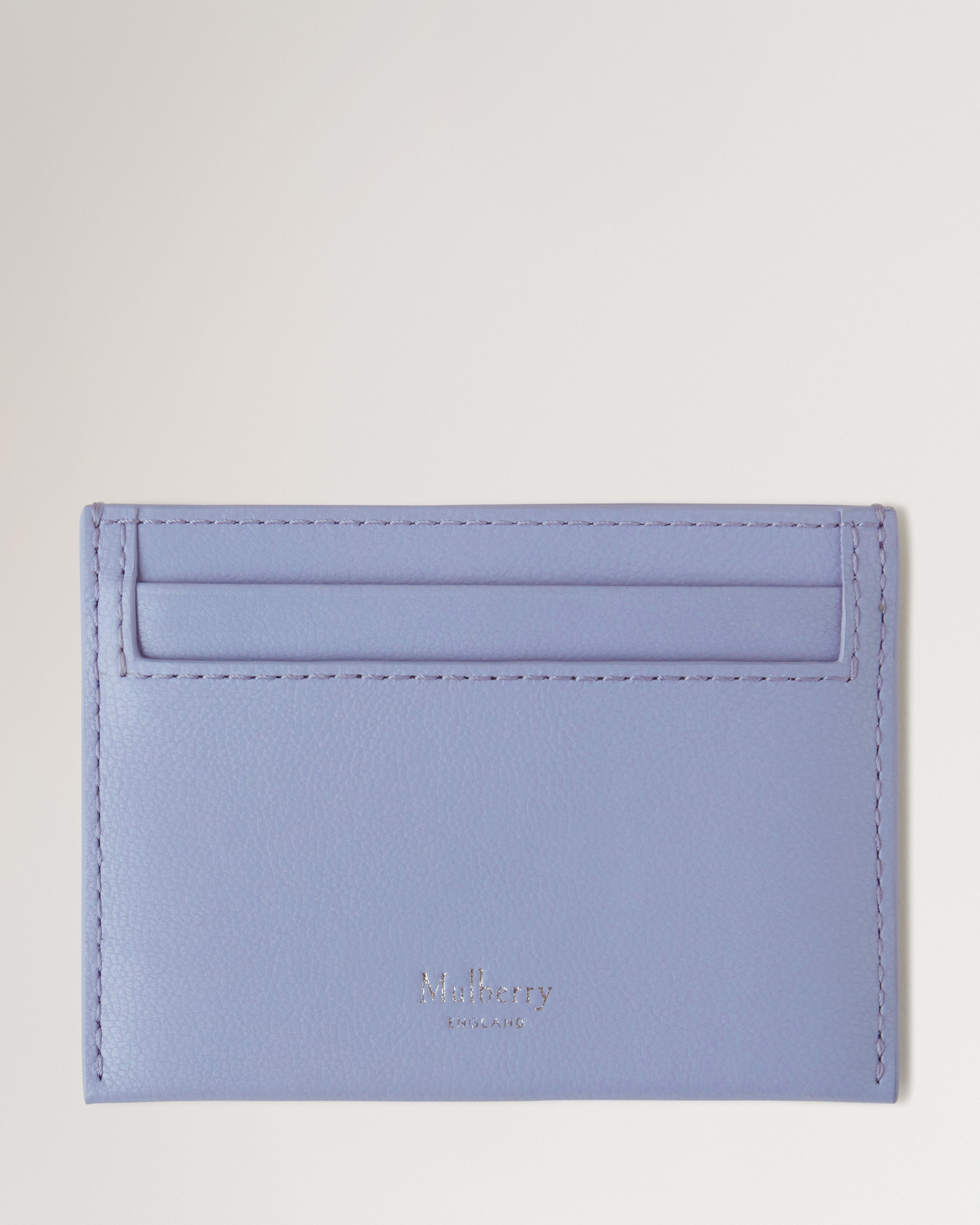 Credit Card Slip | Lilac Haze Micro Classic Grain | Women | Mulberry
