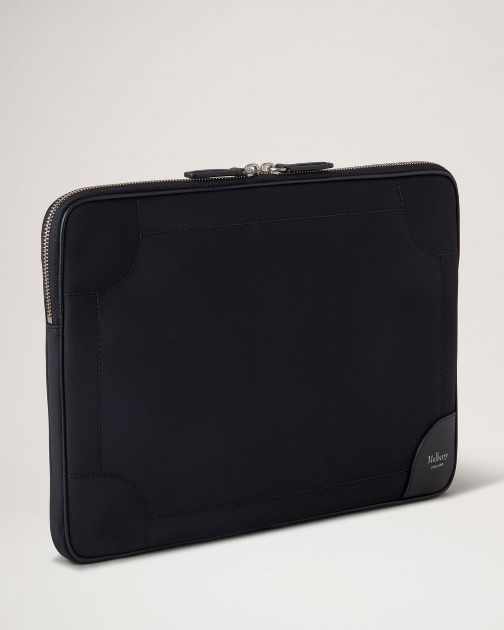 Nylon Laptop Sleeve | Black Nylon | Women | Mulberry