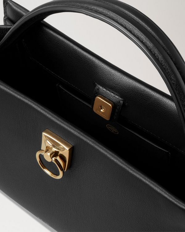 Mini Iris | Black Micro Classic Grain | Women | Mulberry