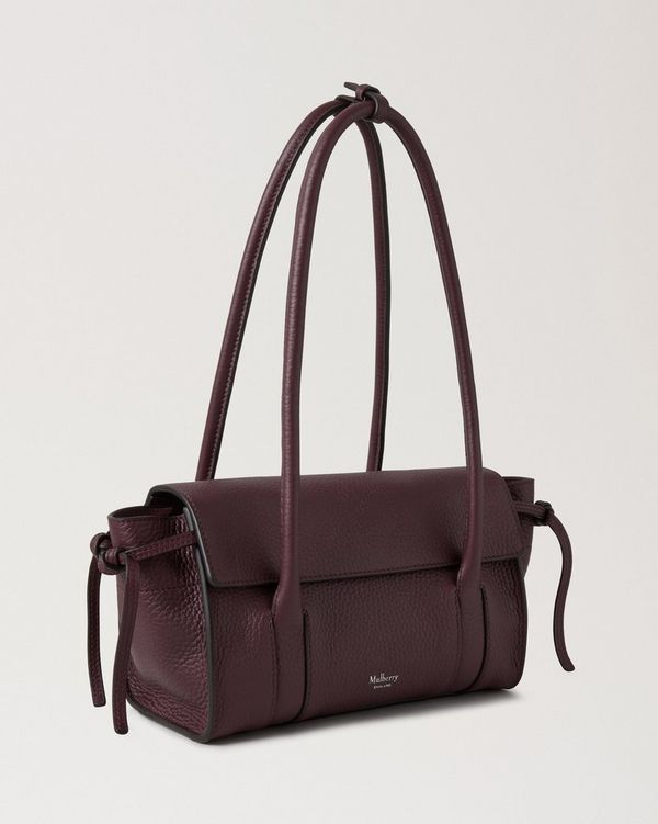 Mulberry | Mini Soft Bayswater | Black Cherry Heavy Grain Mulberry | Mini Soft Bayswater | Black Cherry Heavy Grain