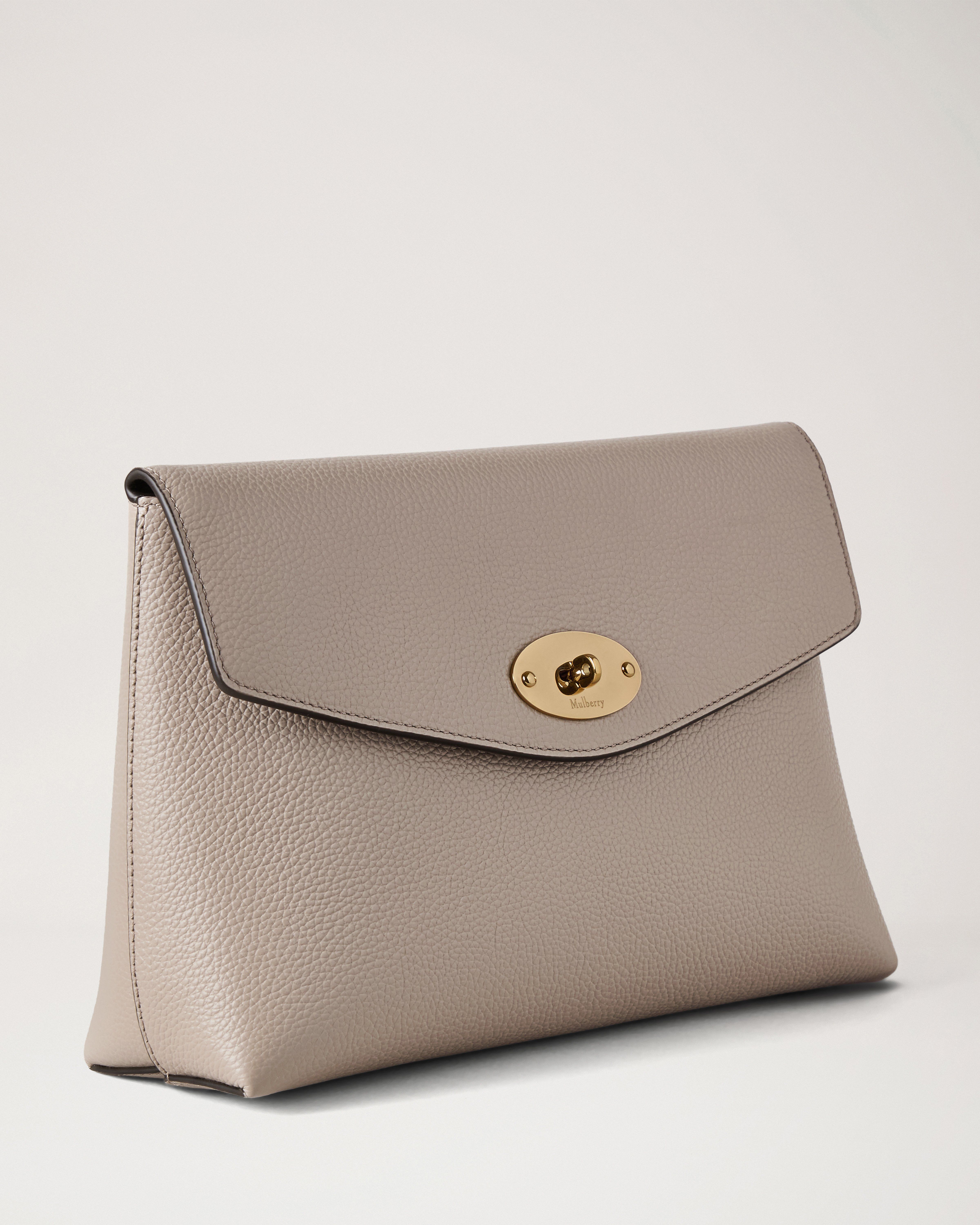 Mulberry | Große Darley Kosmetiktasche | Feine, klassische Narbung in ...