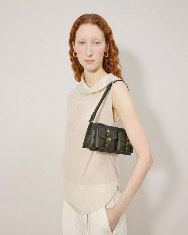 Mulberry | Mini Roxanne Shoulder Bag | Juniper Green NVT | Roxanne