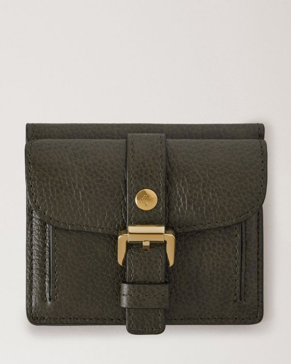 Mulberry | Roxanne Wallet | Juniper Green Small Classic Grain