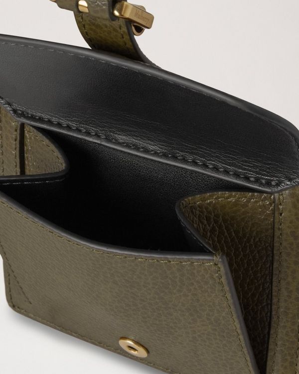Mulberry | Roxanne Wallet | Juniper Green Small Classic Grain