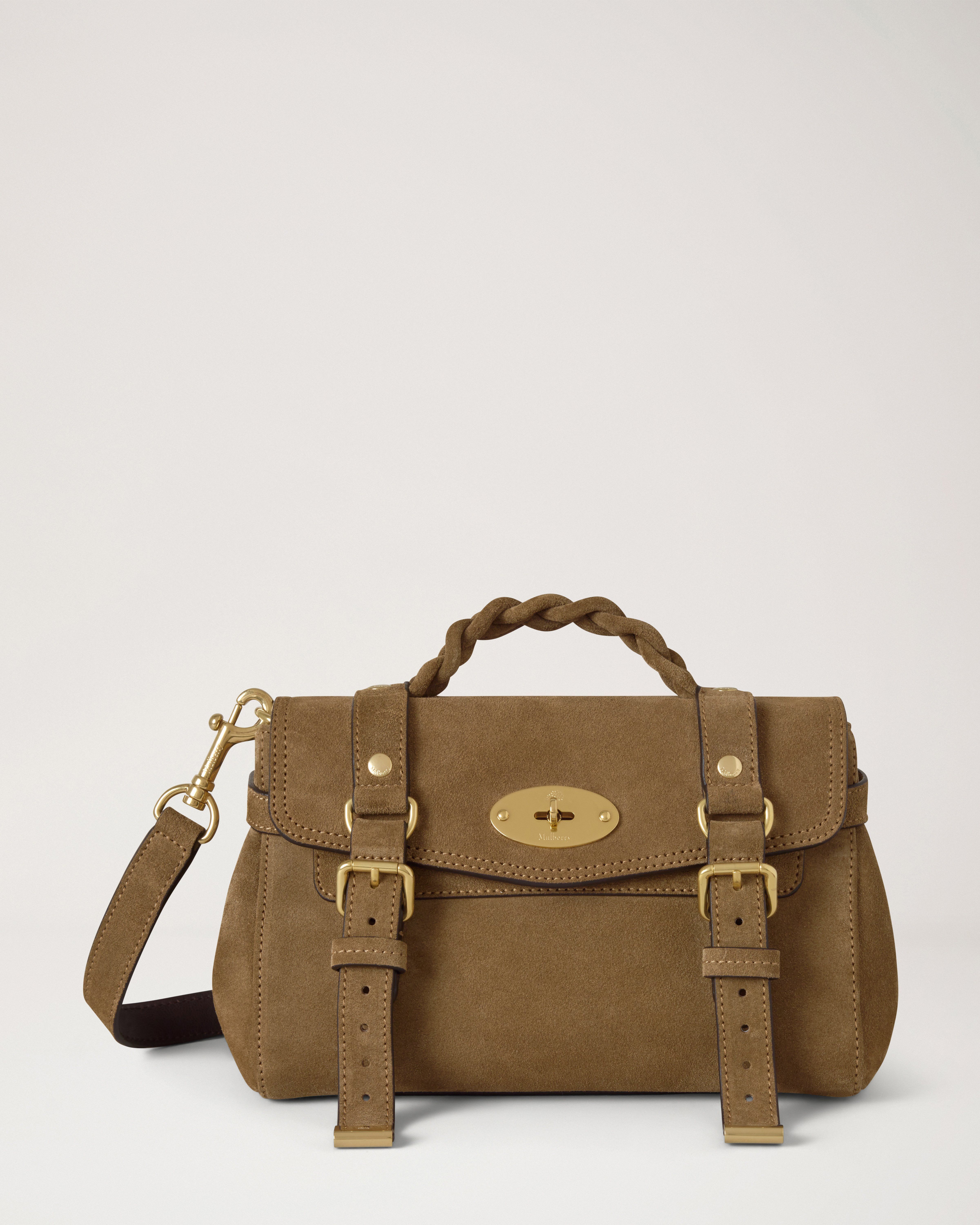 Mulberry | Mini Alexa | Salcombe Sand Suede | Family