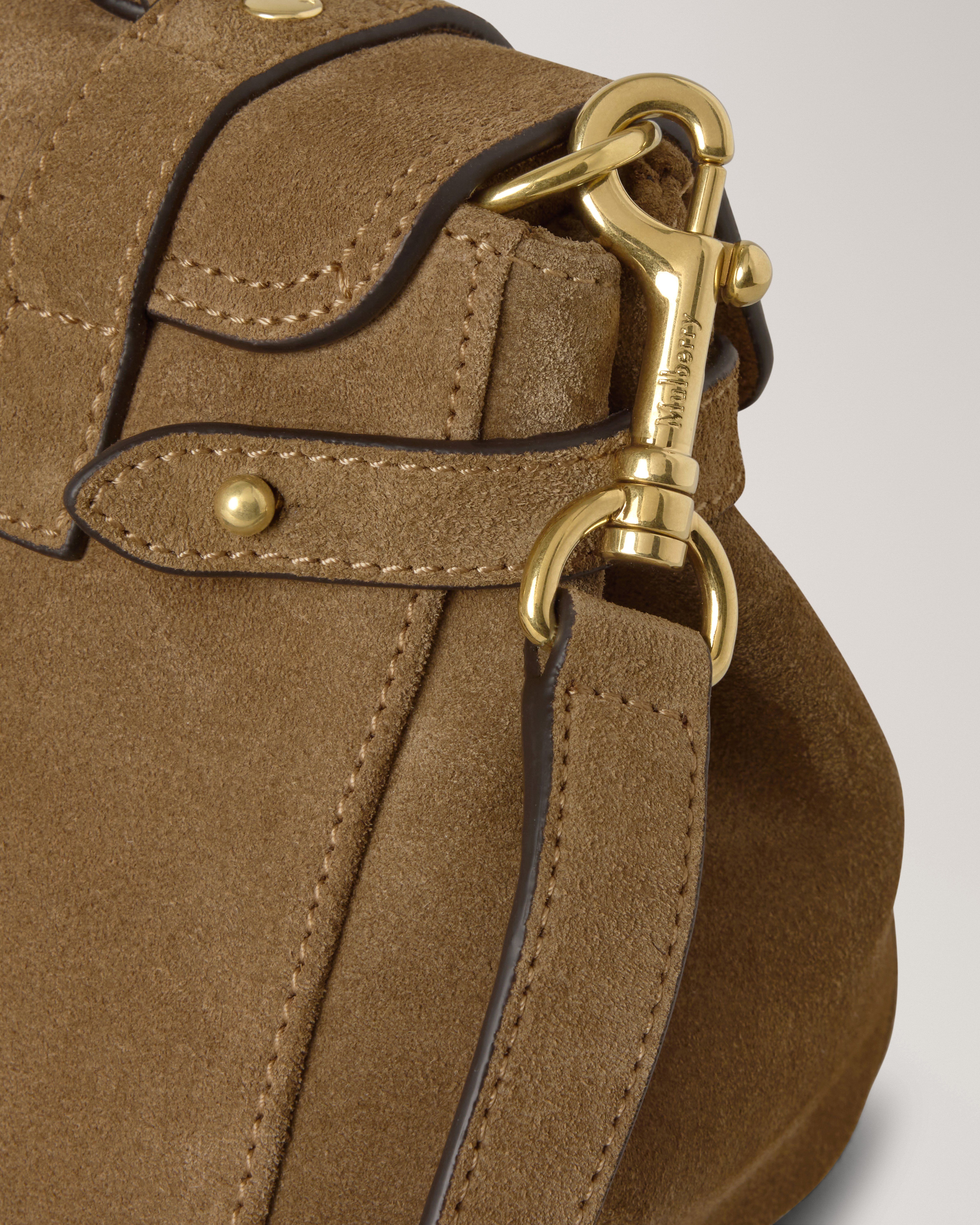 Mulberry | Mini Alexa | Salcombe Sand Suede | Family