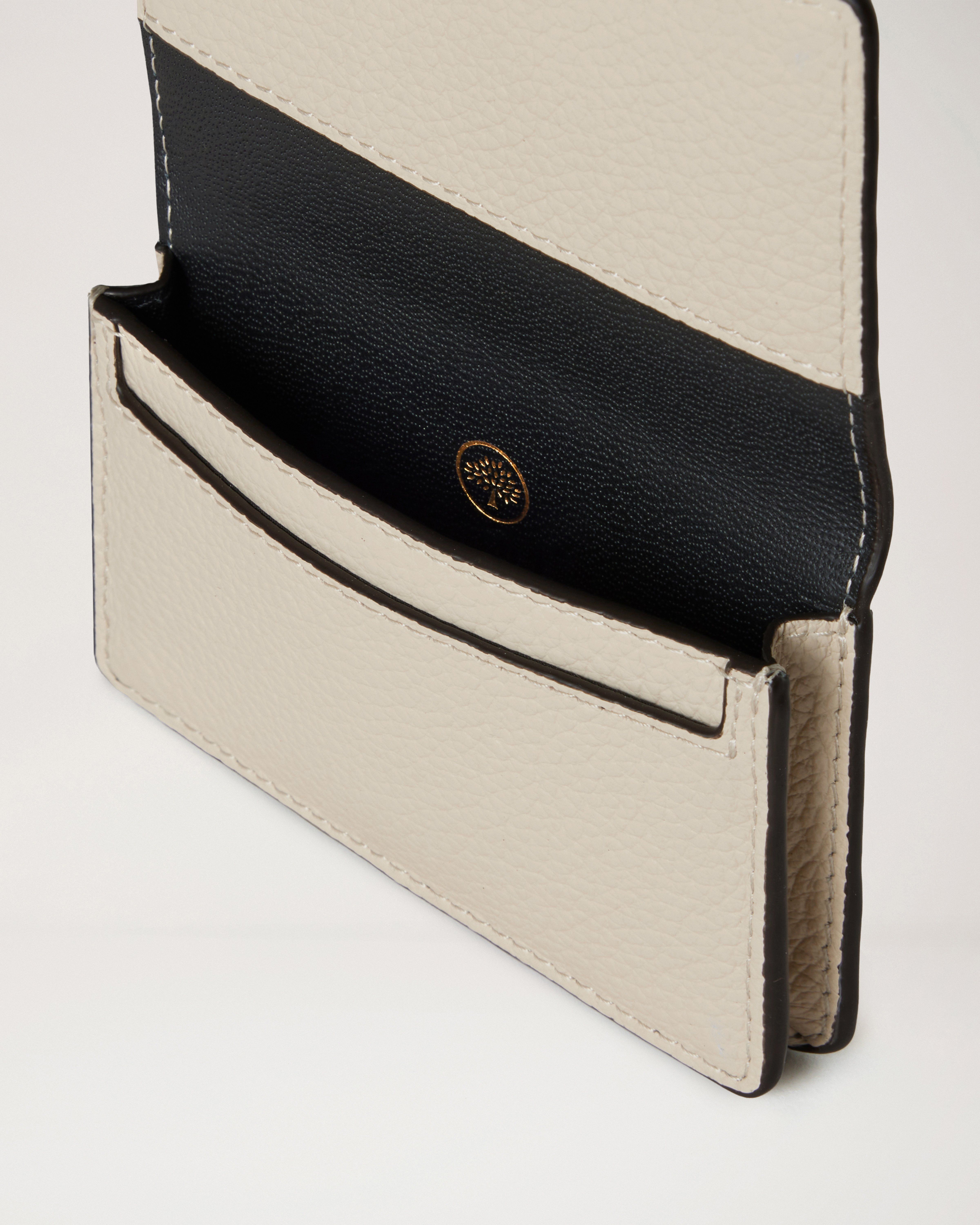 Mulberry | 콘티넨탈 카드 지갑 | 초크 스몰 클래식 그레인 | Women