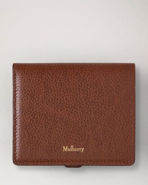 Mulberry | Roxanne Wallet | Oak Two Tone Small Classic Grain