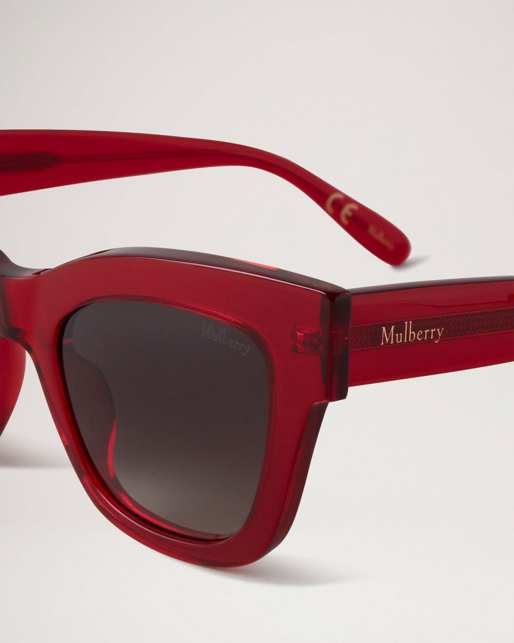 Freya Sunglasses | Lancaster Red Bio-Acetate | Women | Mulberry