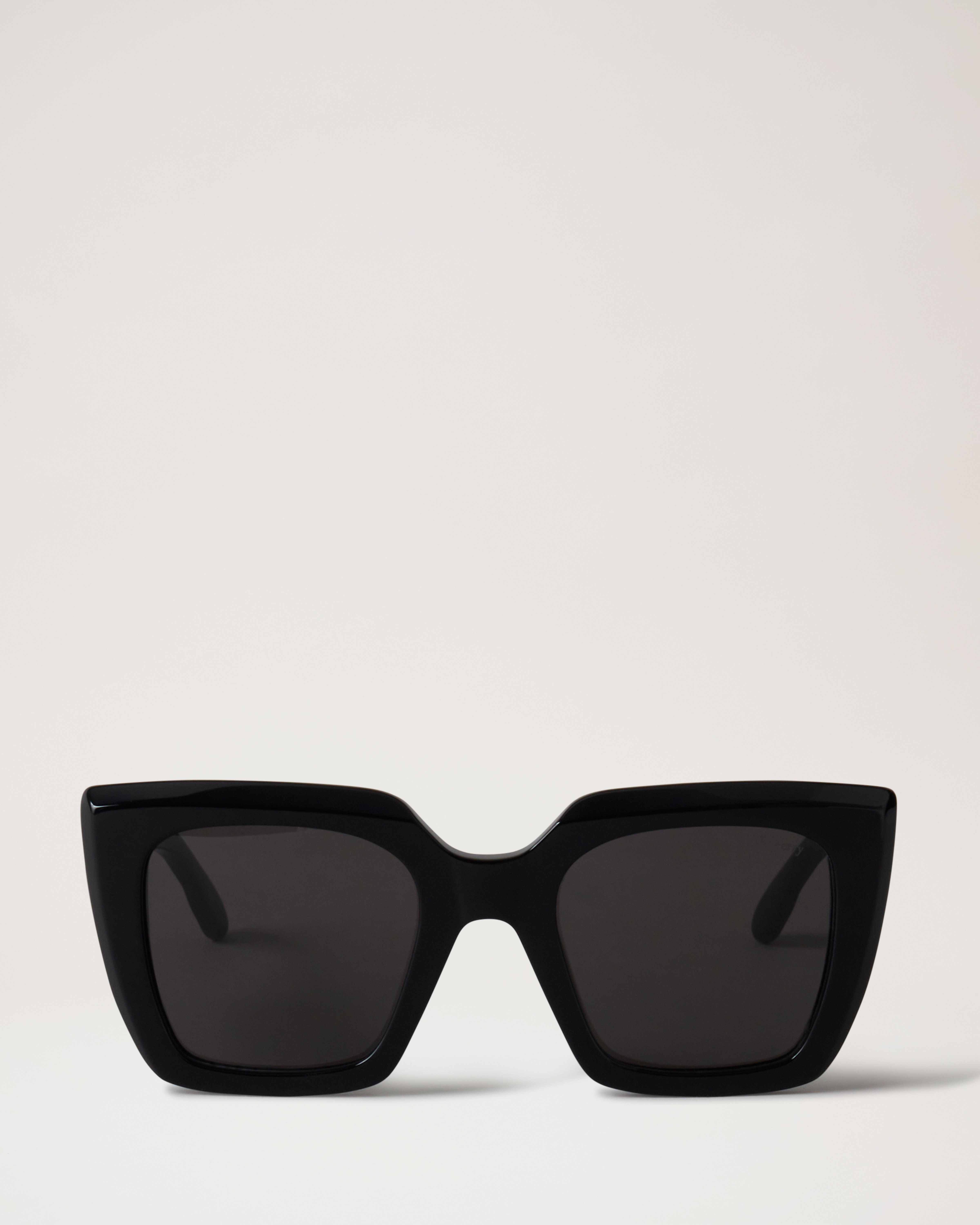 Softie Sunglasses | Black Bio-Acetate | Women | Mulberry
