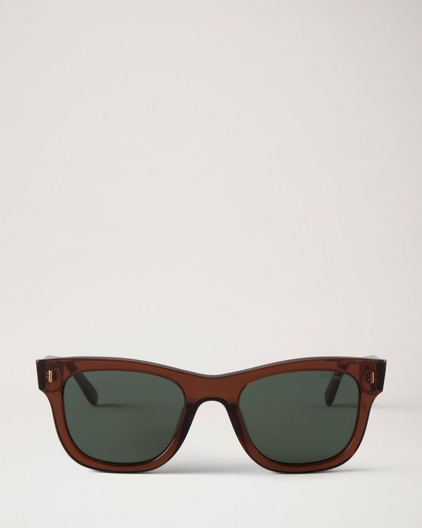 Mulberry | Monty Sunglasses | Rust Bio Acetate | Sunglasses